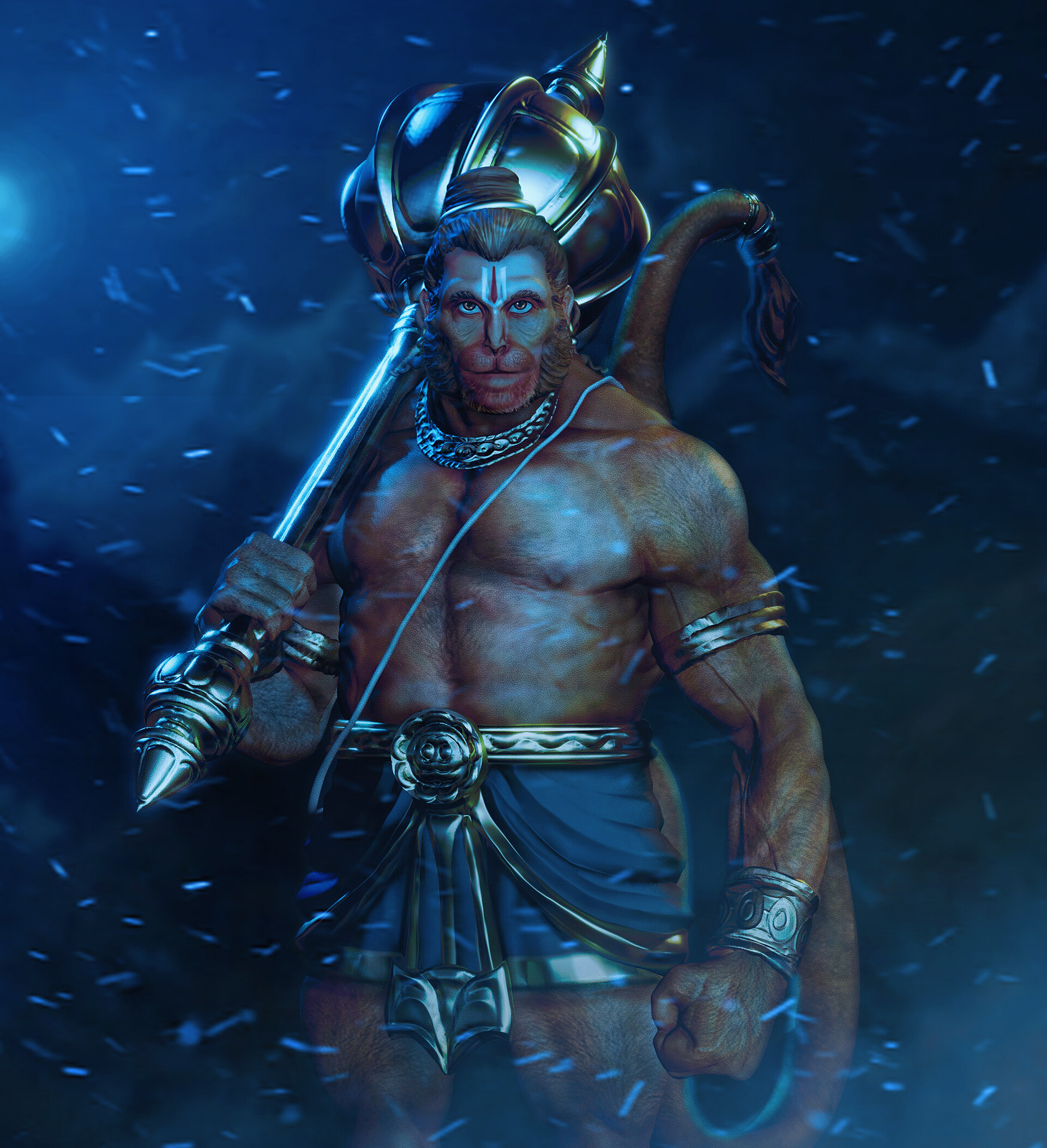 ArtStation - Hanuman (iPad sculpt)