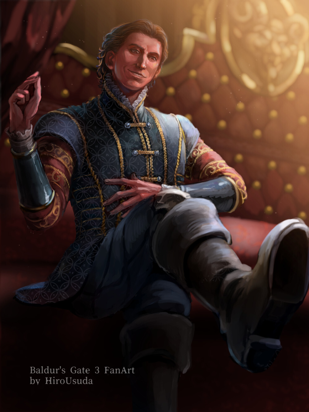 Hiro Usuda - Raphael Baldur's Gate 3 FanArt