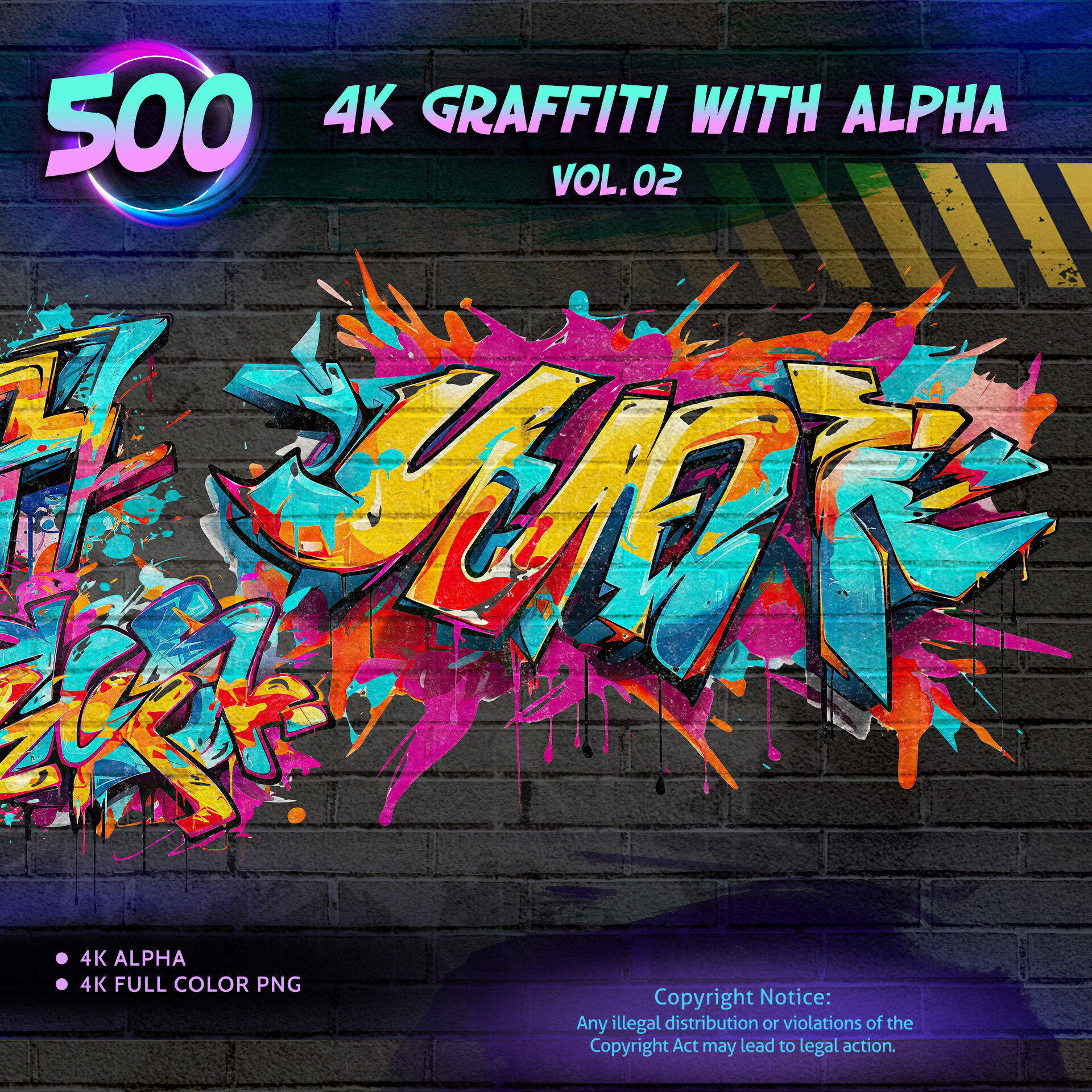 ArtStation - 500 Grafity With Alpha (4K)