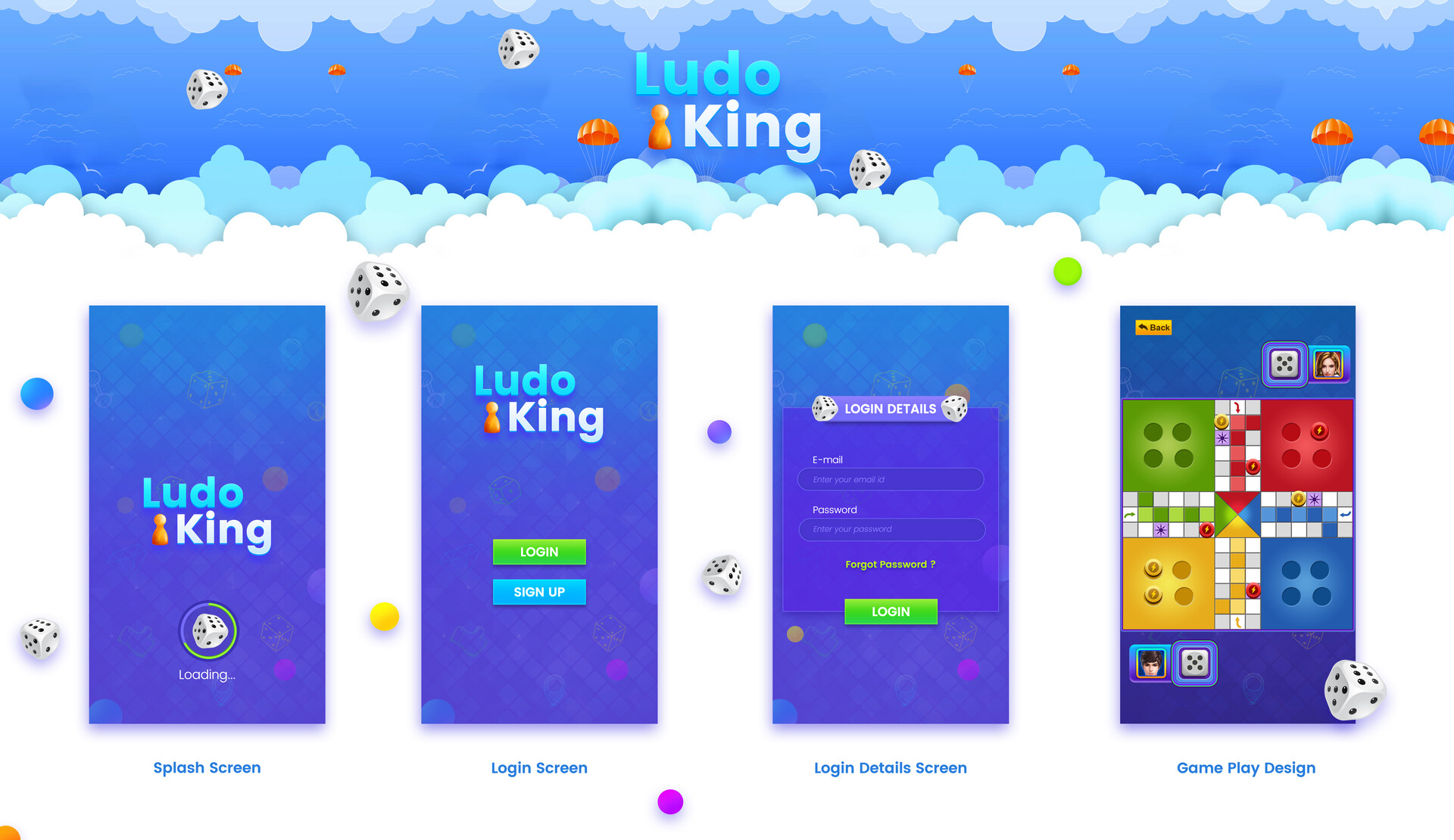 ArtStation - Ludo Game UI Design