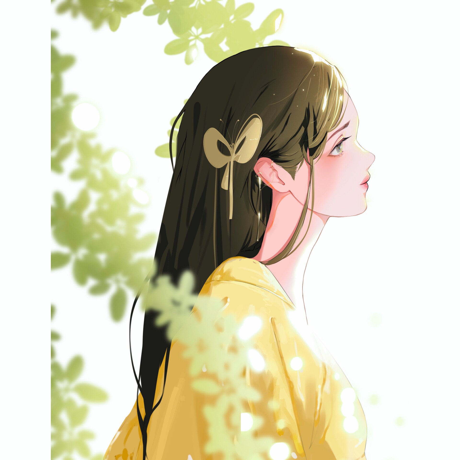 ArtStation - Digital girl drawing