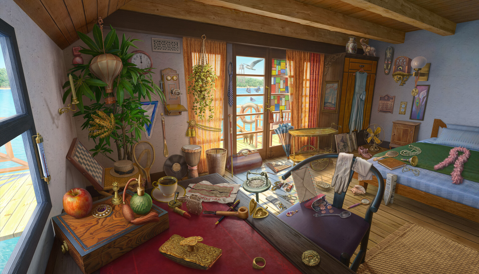 ArtStation - Room with hidden objects