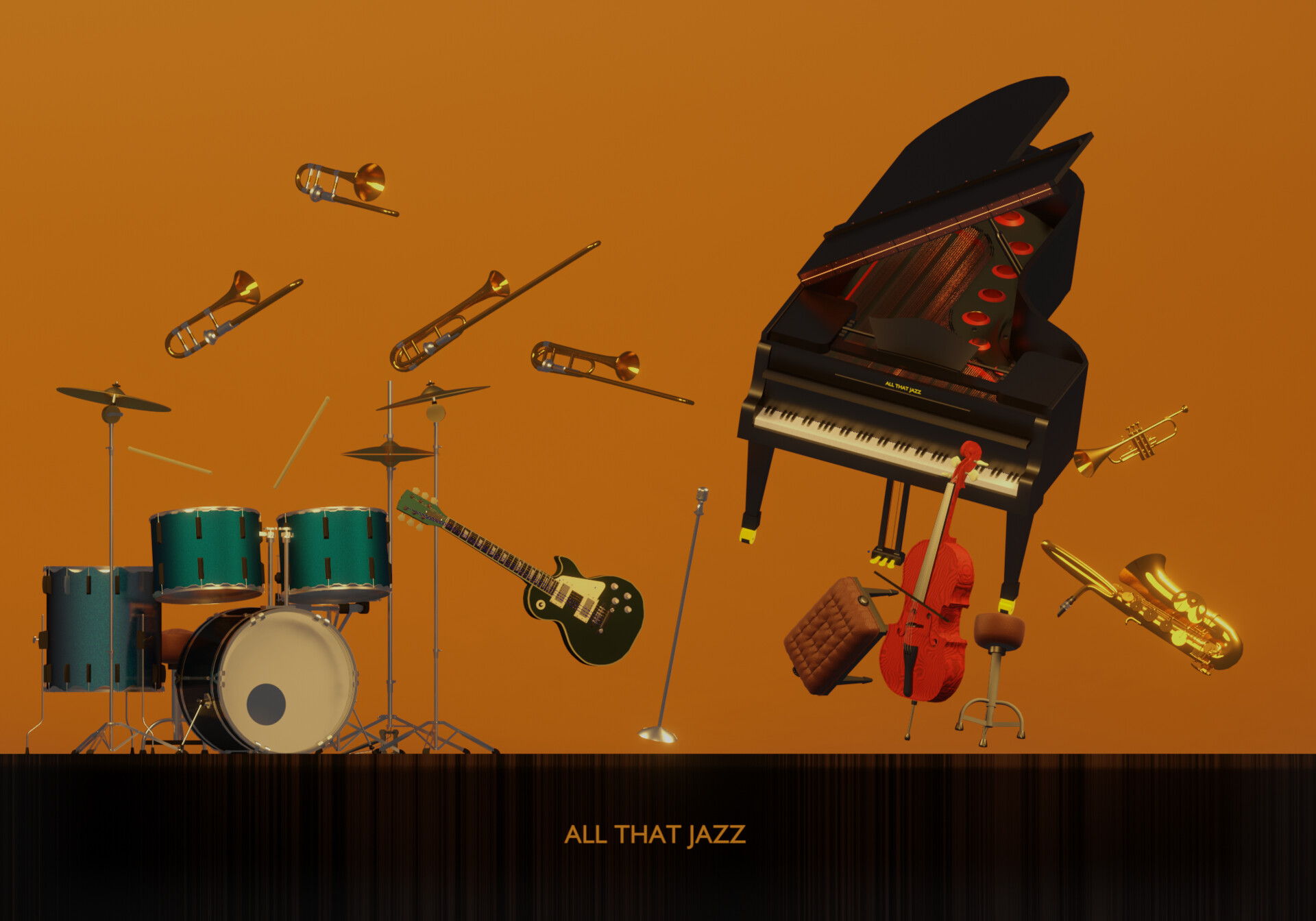 ArtStation - Poster All That Jazz