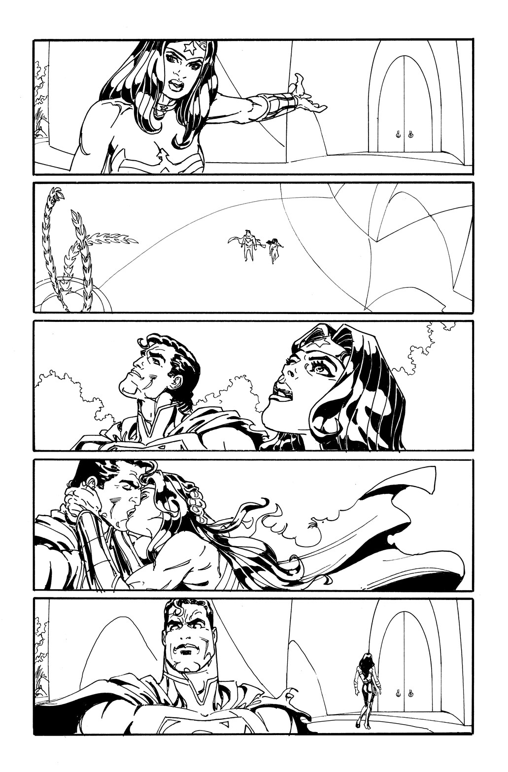 superman and wonder woman coloring pages