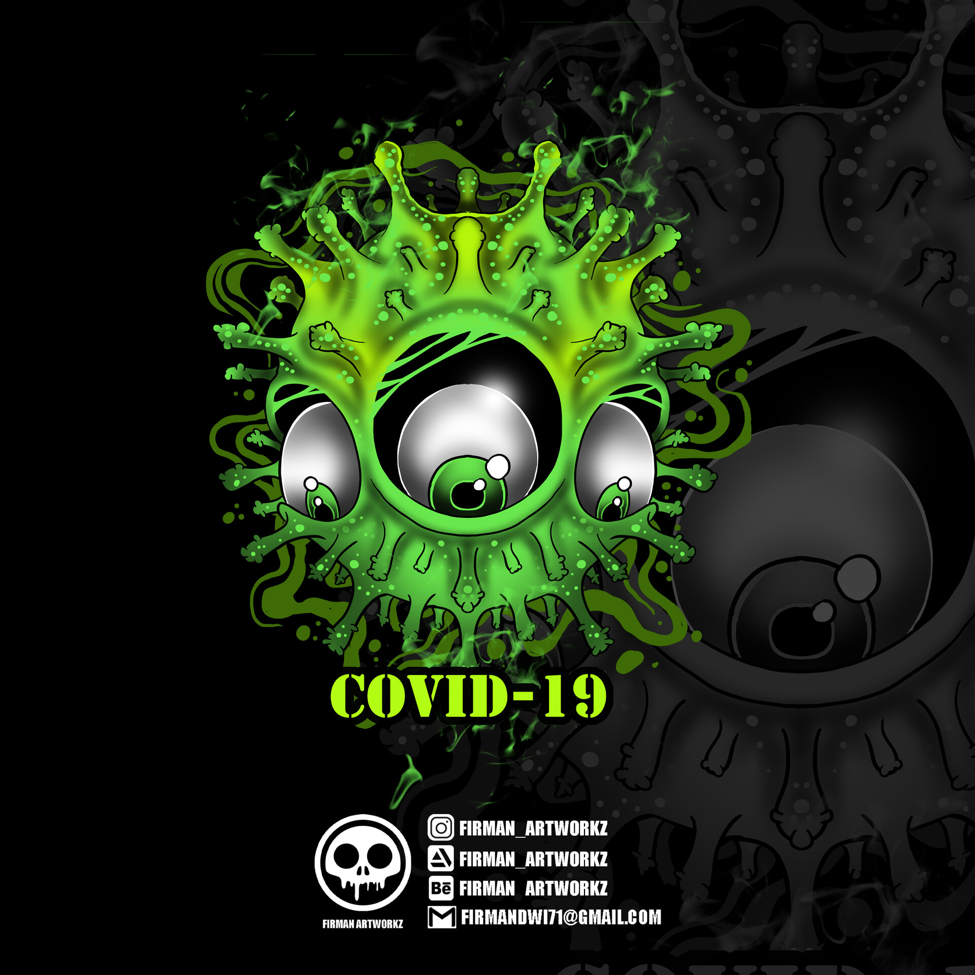 ArtStation - Covid 19 Virus