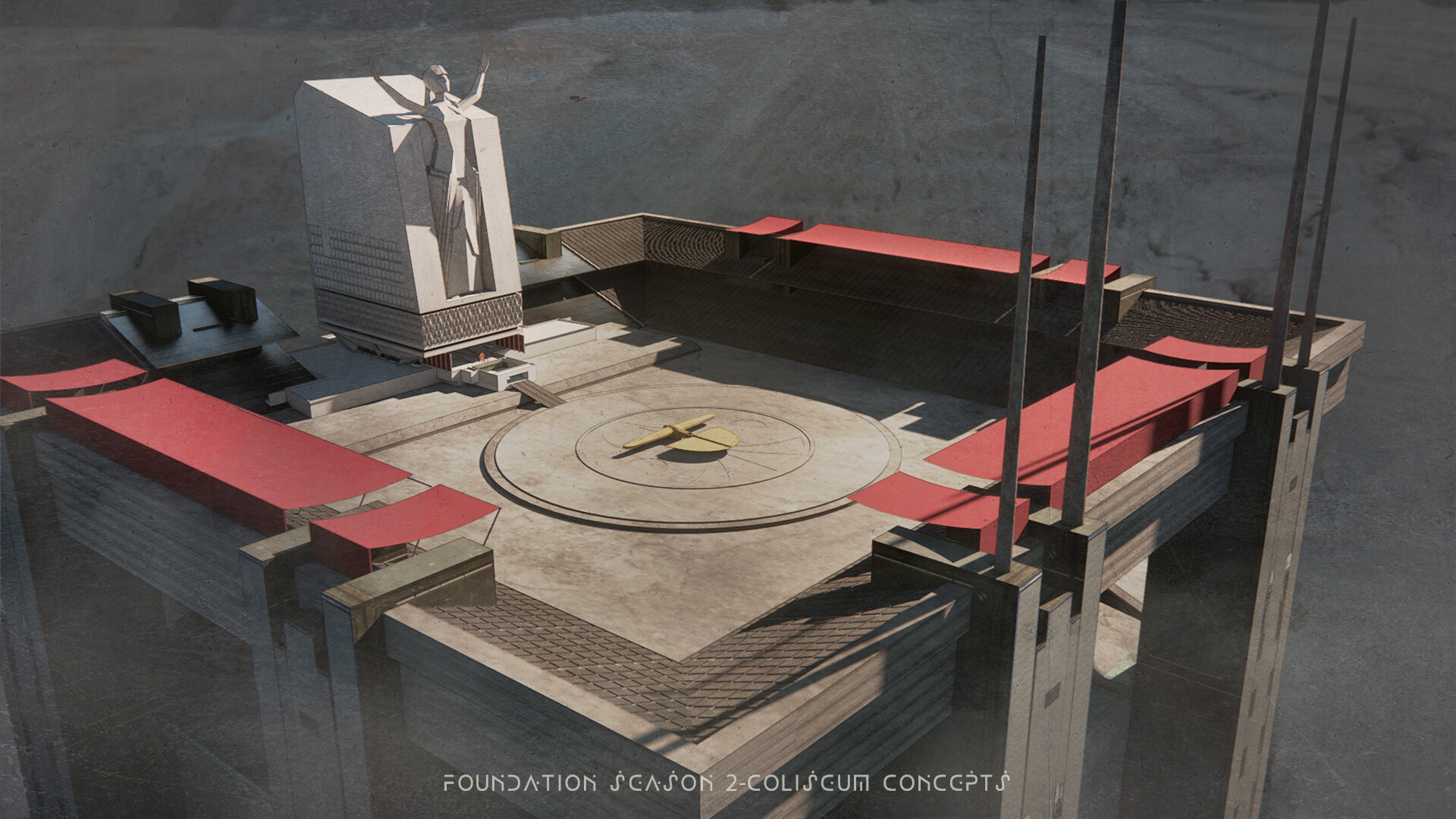 ArtStation - Foundation Season 2 - Coliseum - Trantor