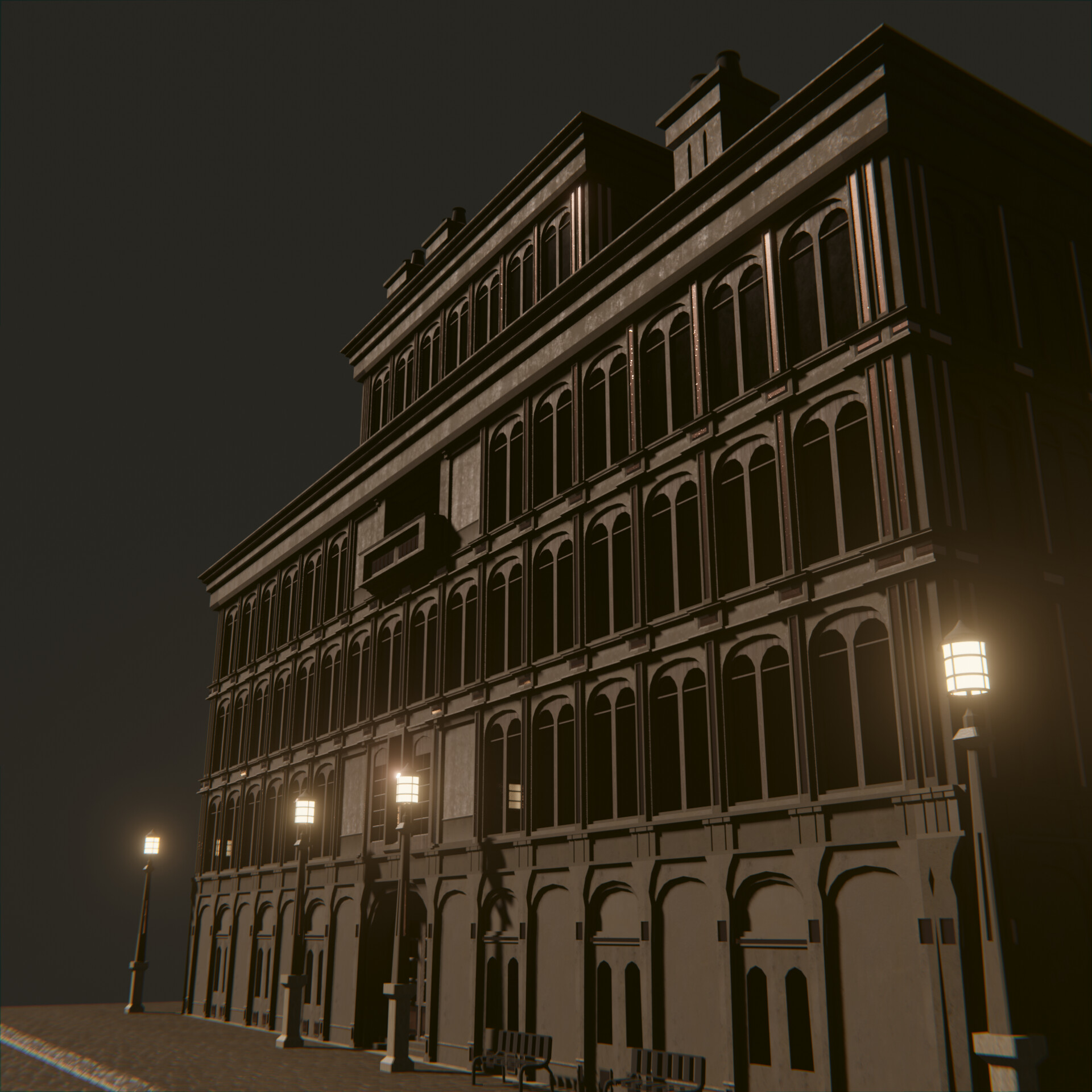 ArtStation - Old Library - Modular Building Project
