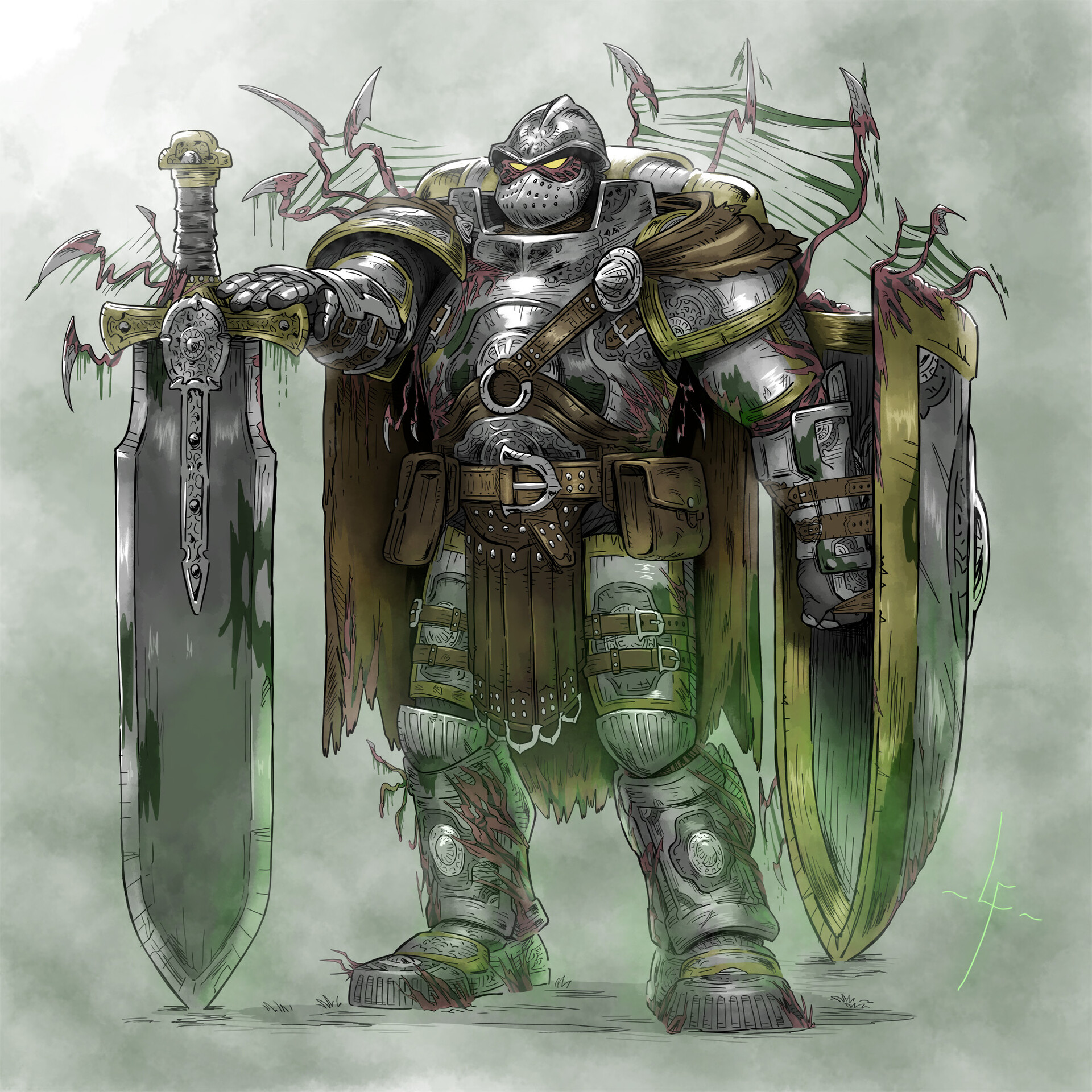 ArtStation - Infected Paladin