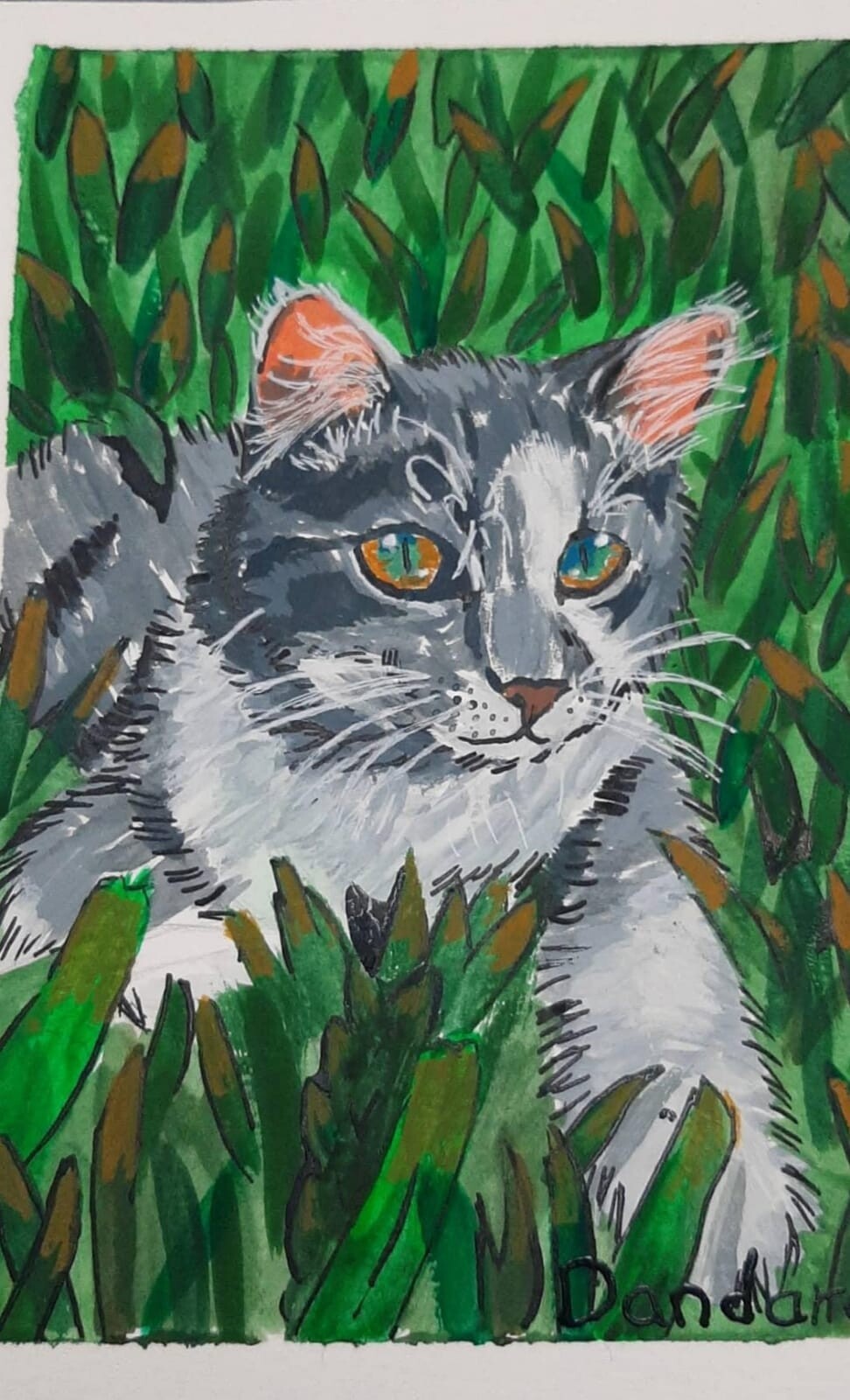 ArtStation - Cat in Gouache