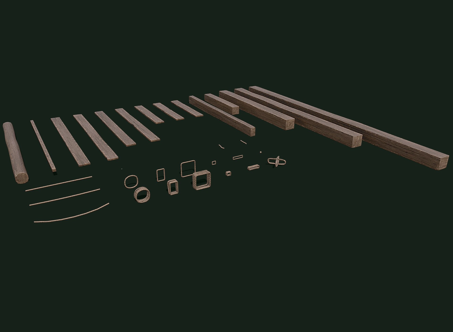 ArtStation - Modular Wood Construction