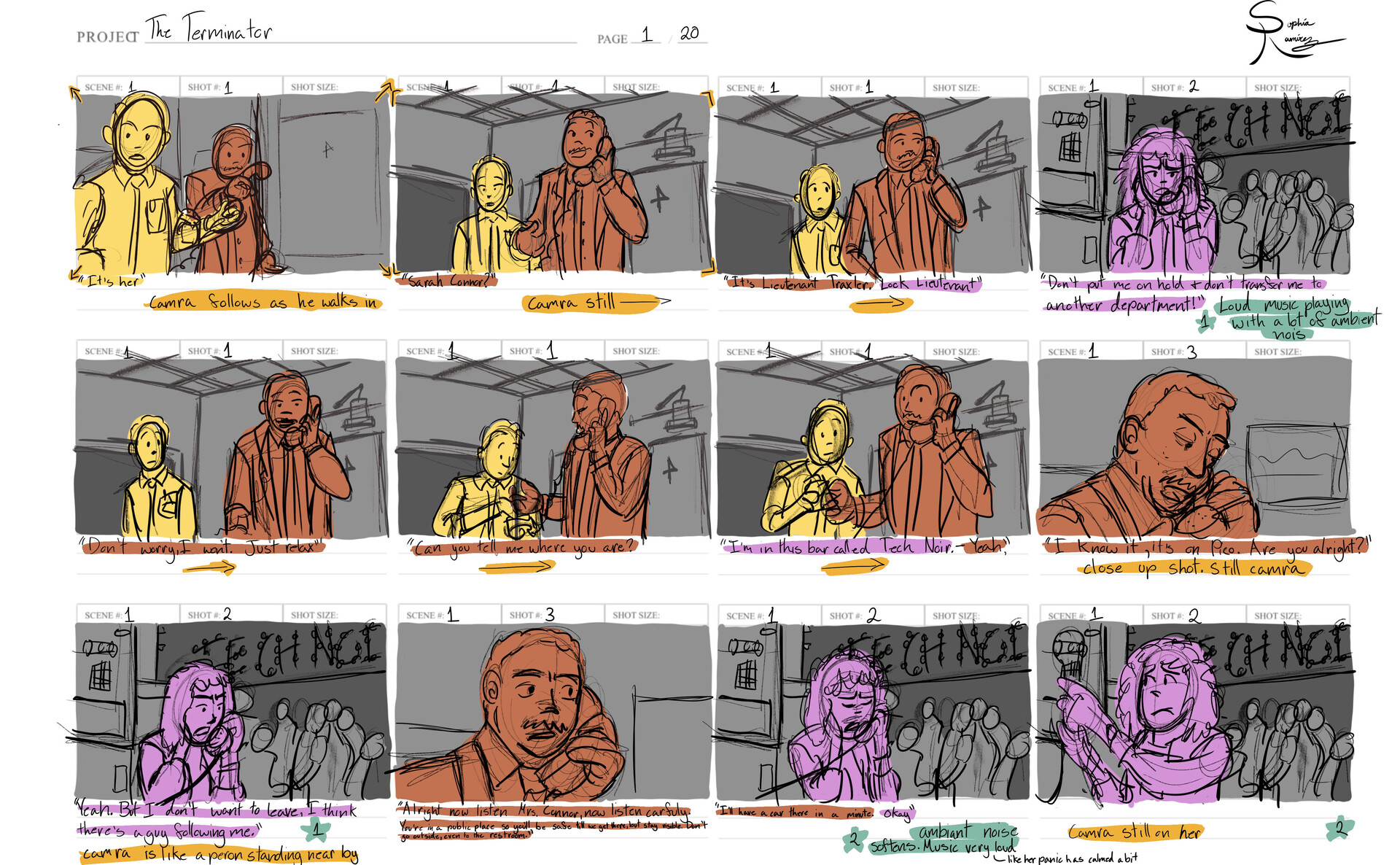 ArtStation - Terminator Storyboard