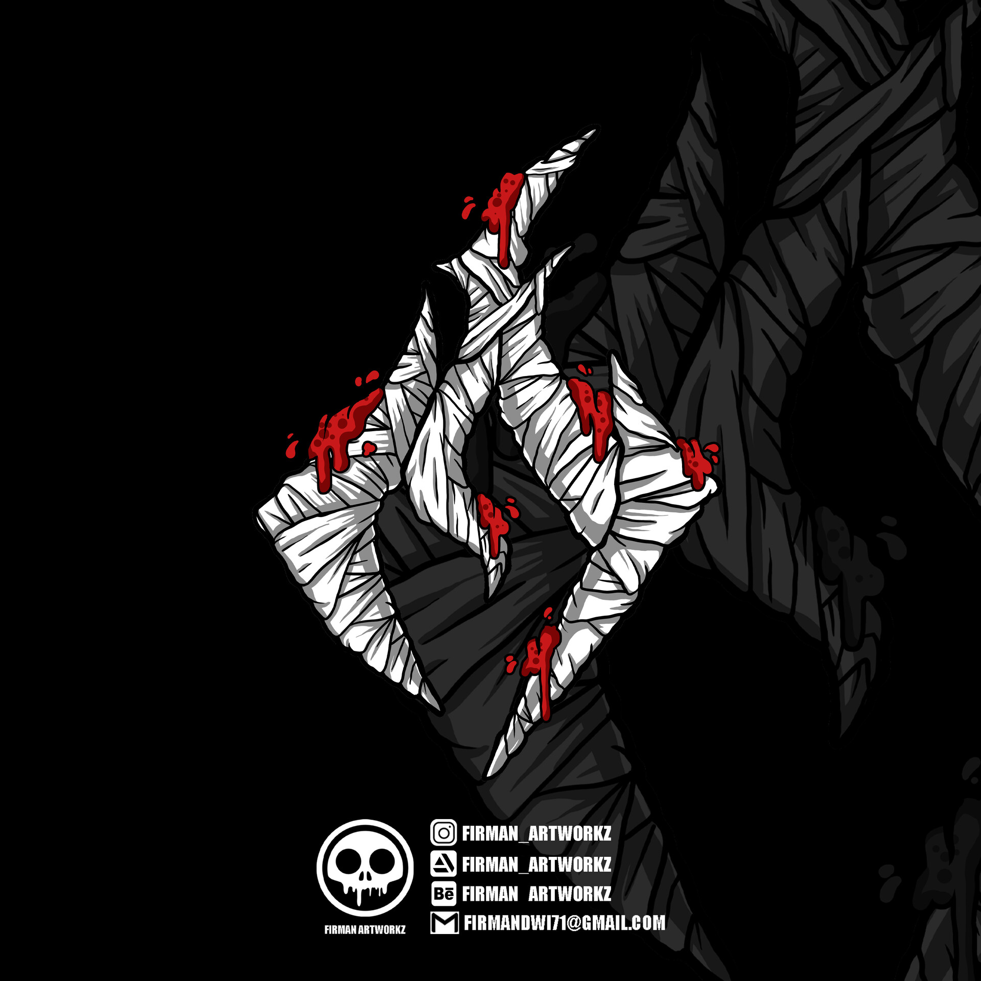 ArtStation - Mummy muv muv logo