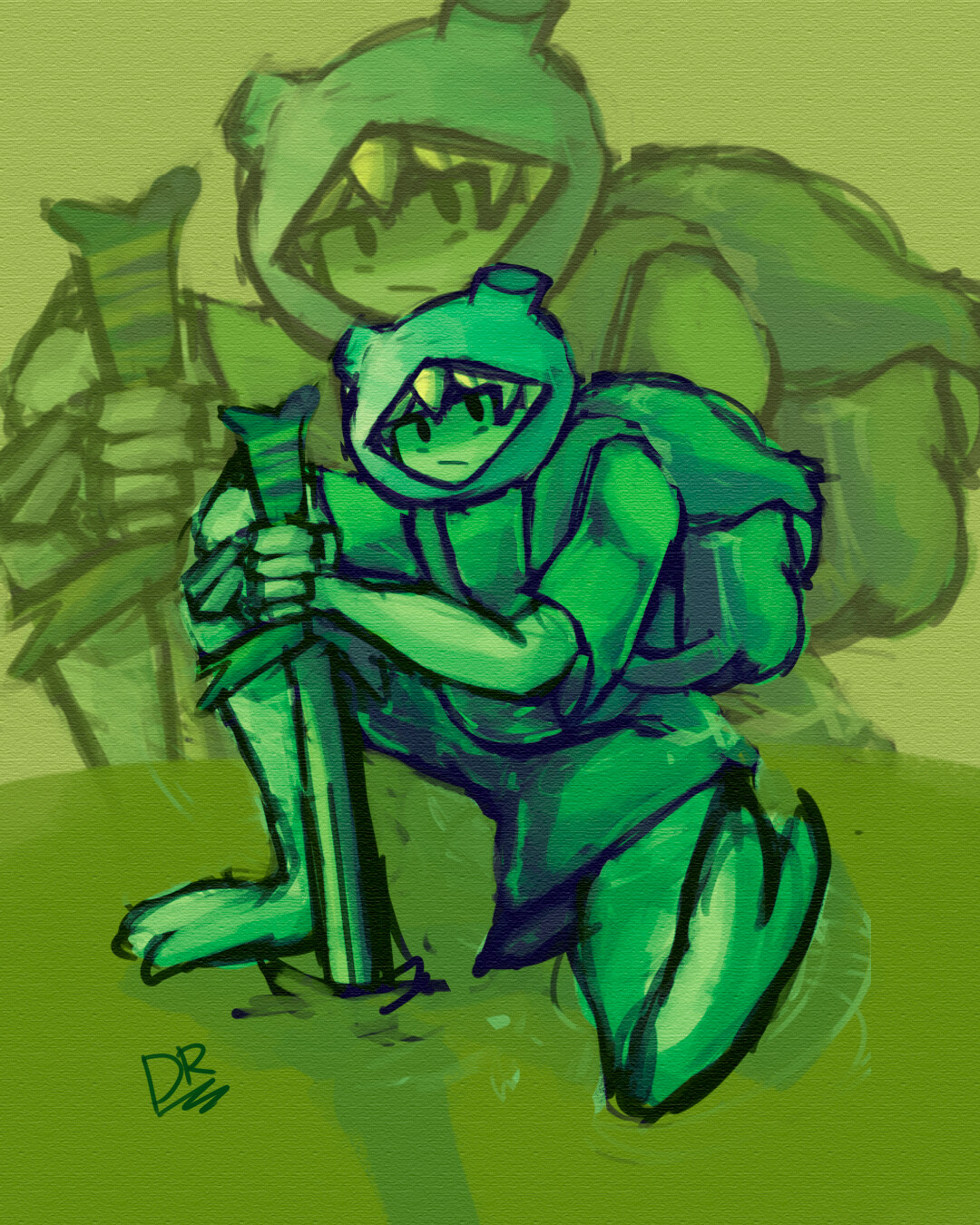 ArtStation - Fern, the cursed human- Adventure Time