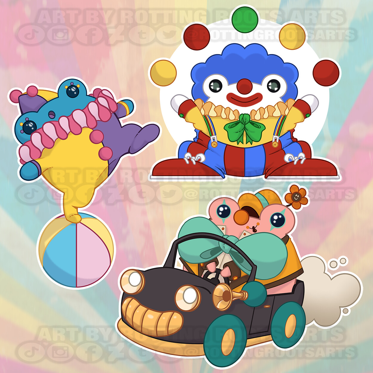 ArtStation - Circus Clowns