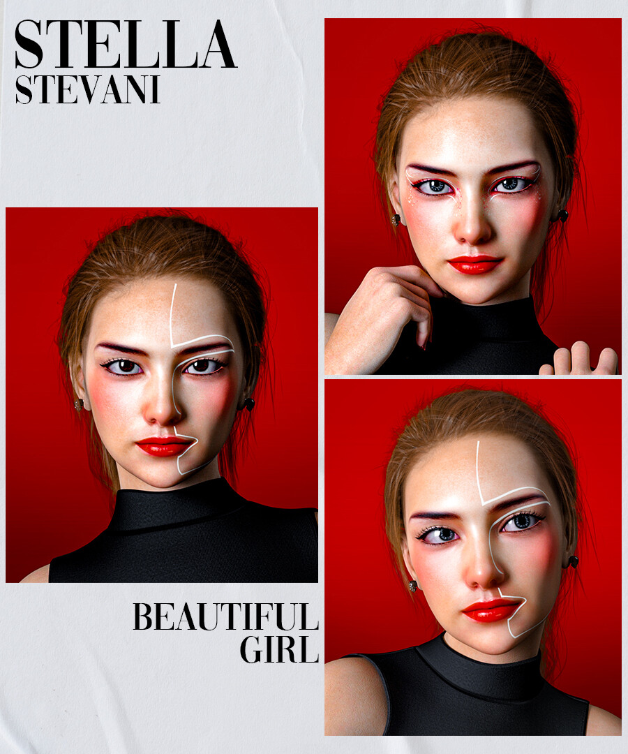 ArtStation - Stella Stevani Genesis 8 Female
