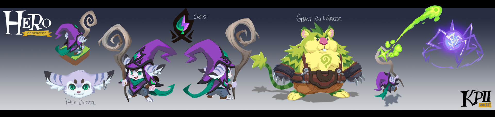 ArtStation - Wizard&Warrior