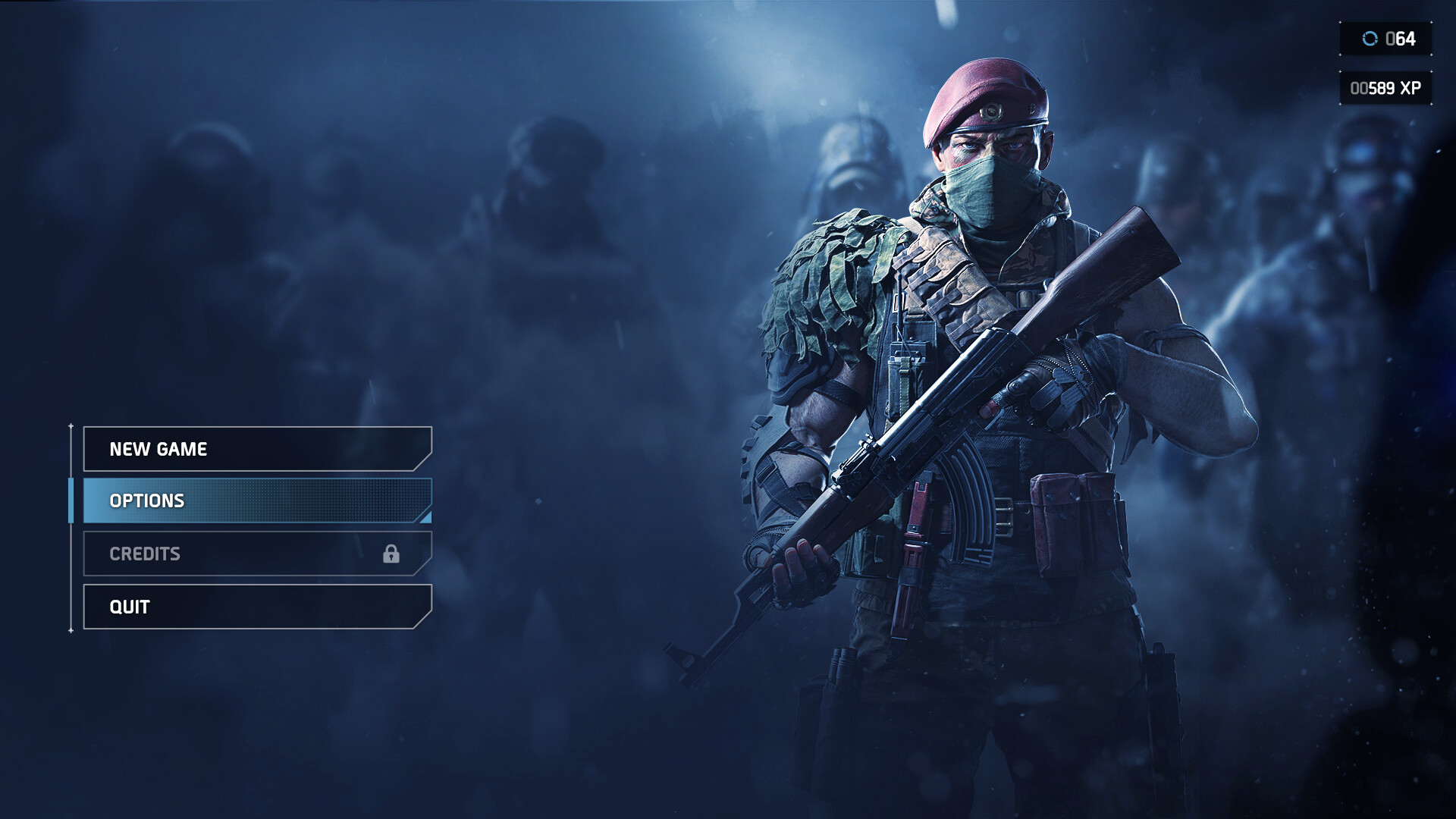 ArtStation - User interface for a FPS game