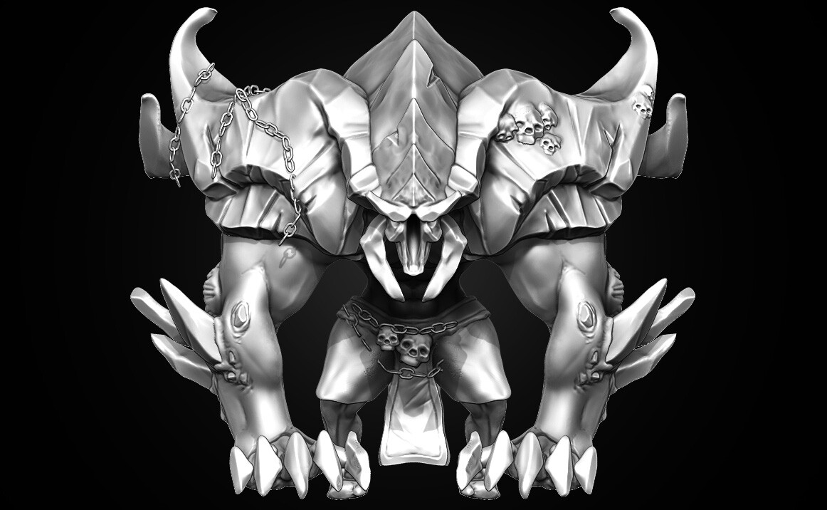 ArtStation - Volcano demon