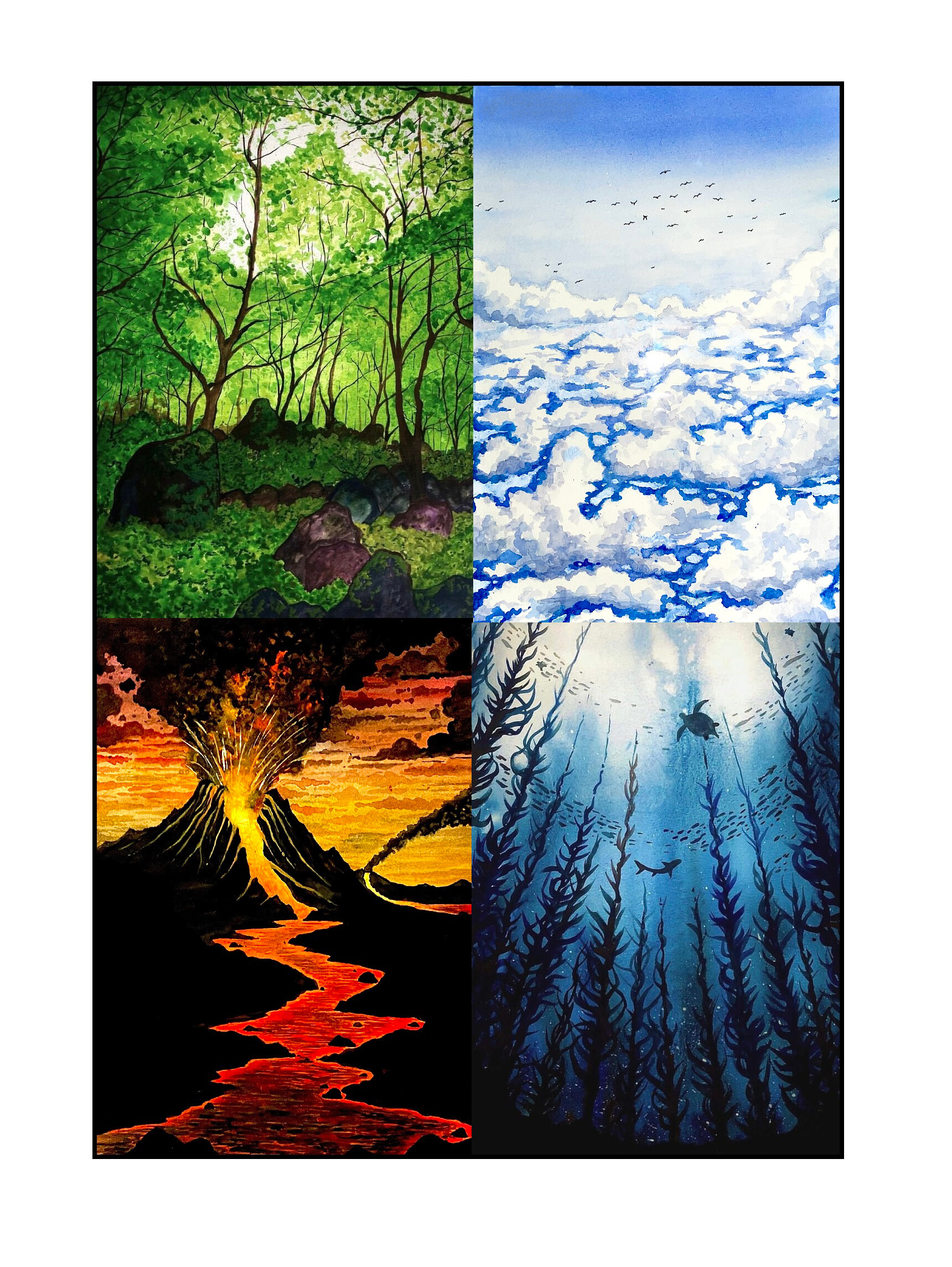 ArtStation - The Four Elements