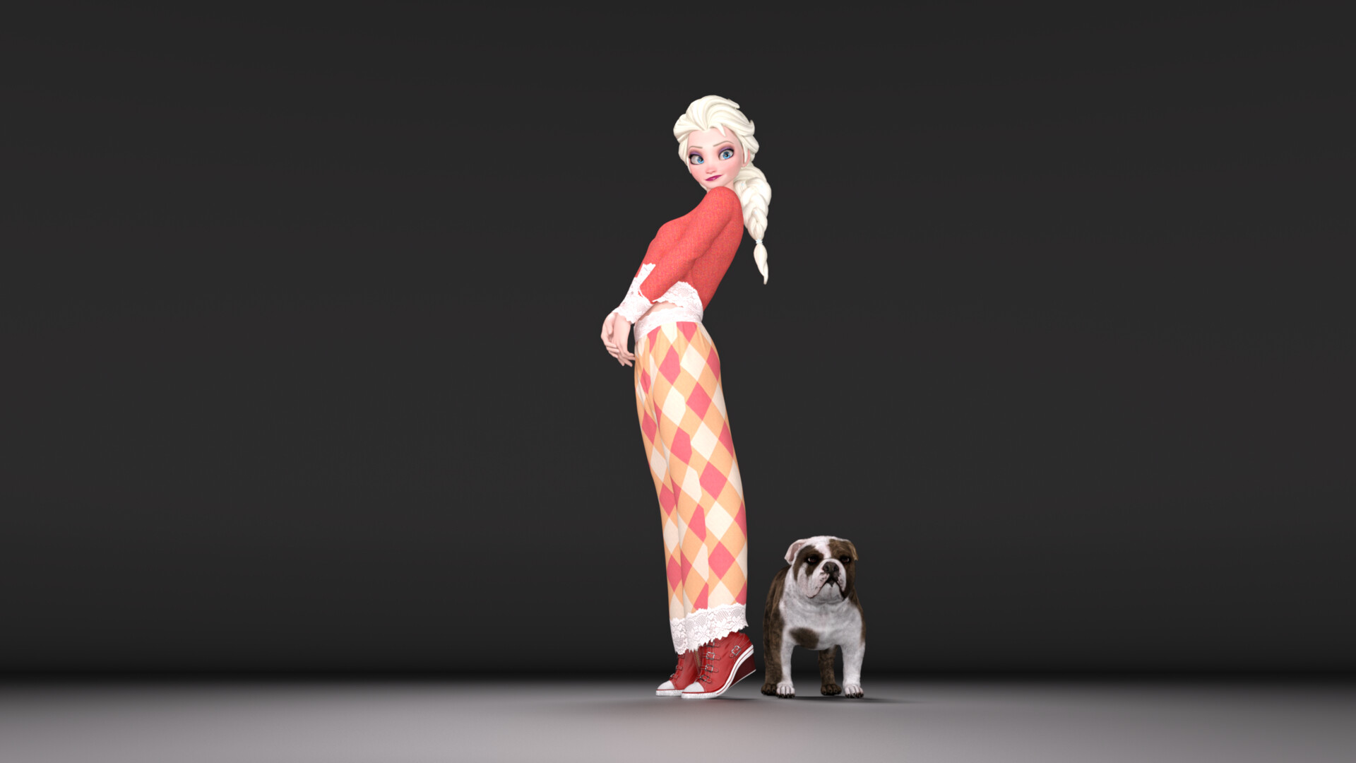 ArtStation - 👻.Frozen Elsa . Daz studio.