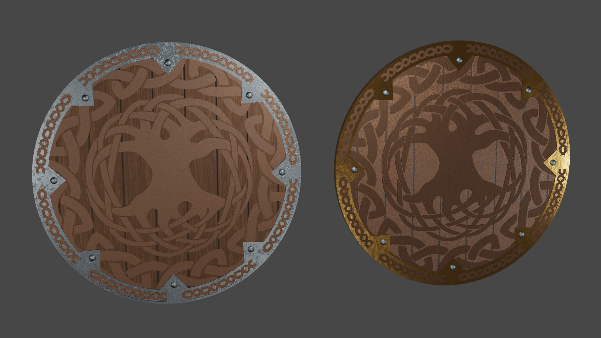 ArtStation - Viking Shield - Vanaheim