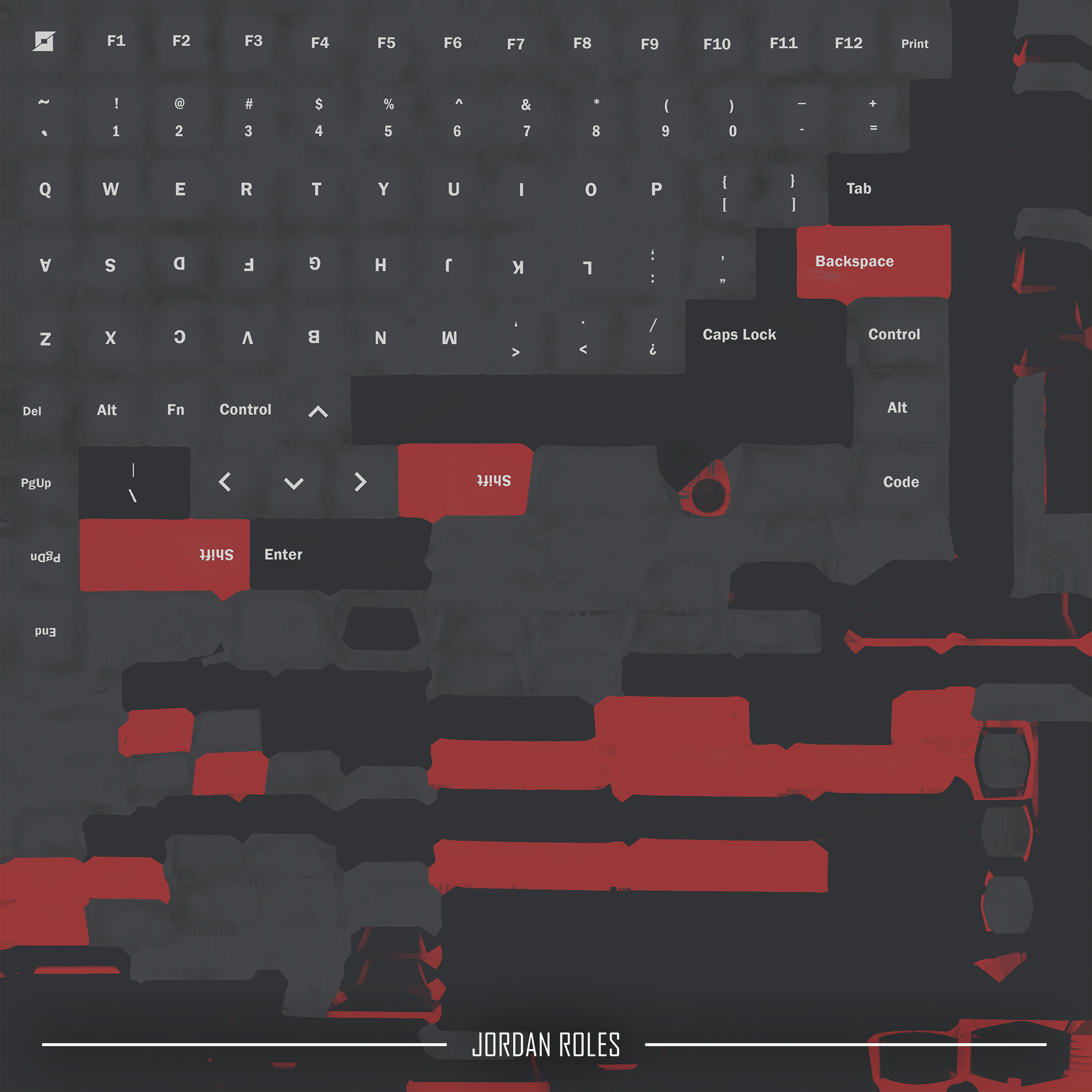 Jordan Roles Portfolio - Mechanical Keyboard (GMMK Pro) - Realistic - Cinematic Prop