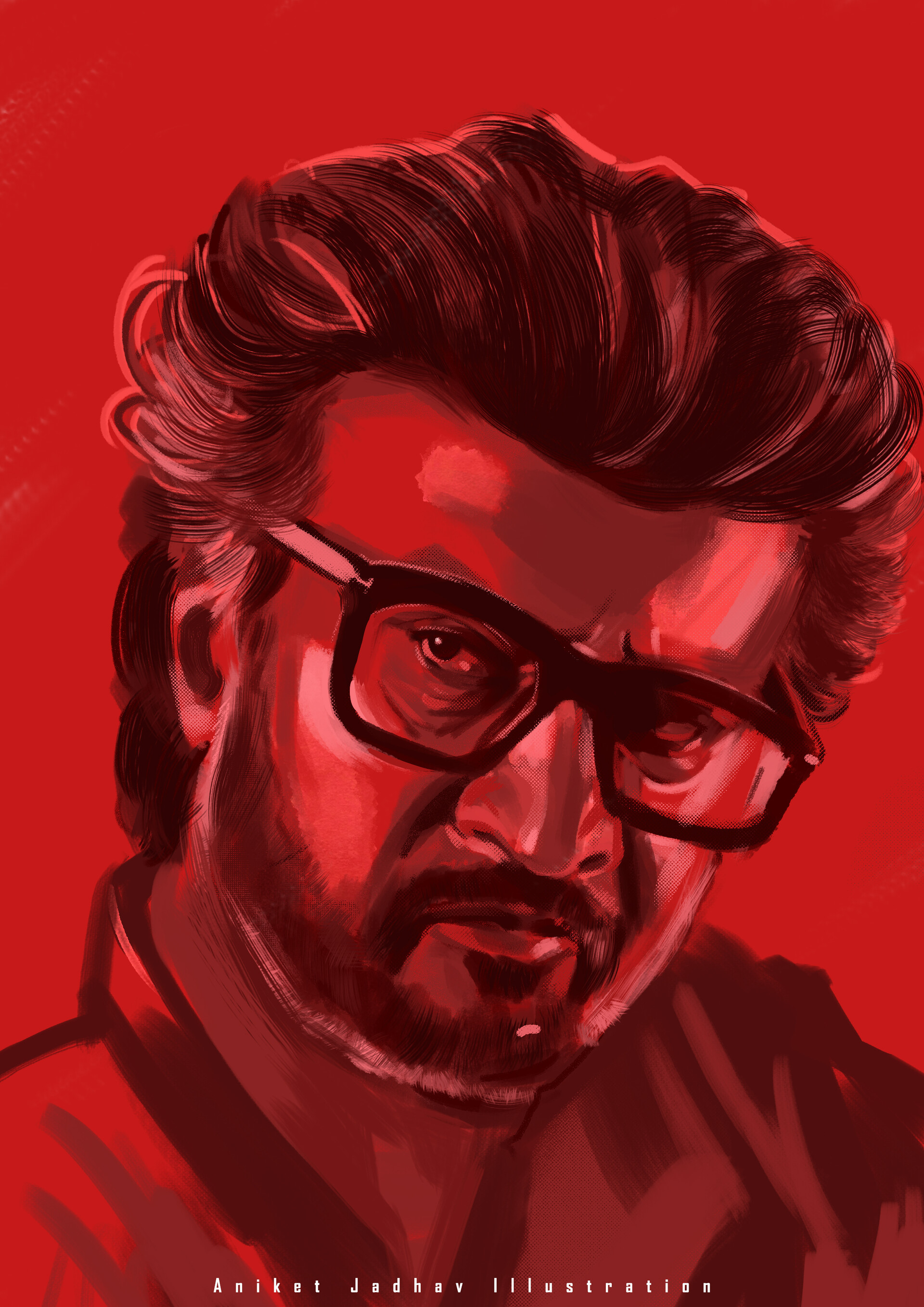 ArtStation - super star Rajanikanth