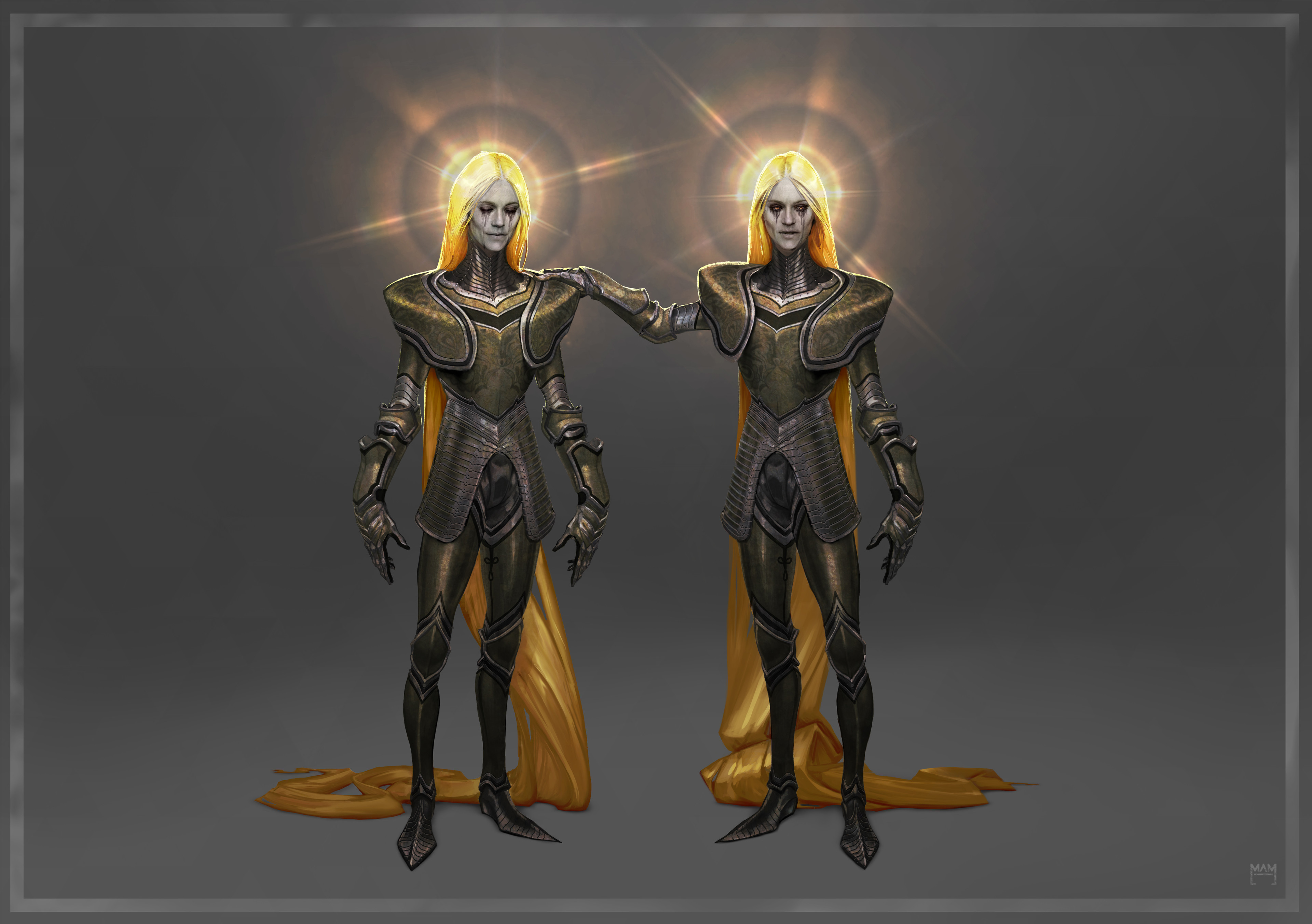 Project Mese - The Golden Twins by Marton Adam Marton : r/ImaginaryCharacters