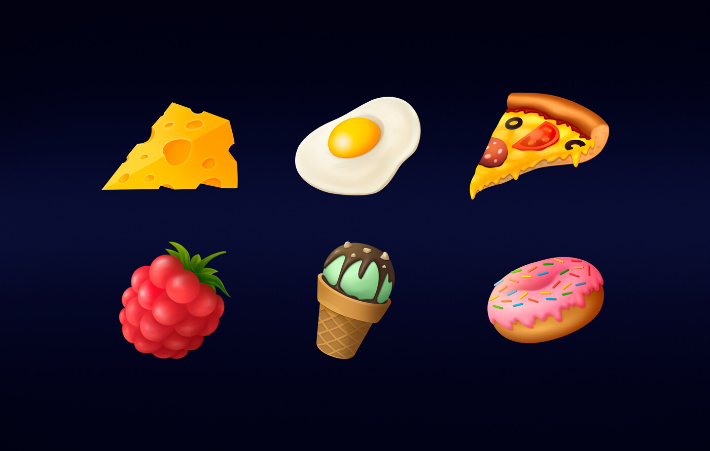 ArtStation - Food icons