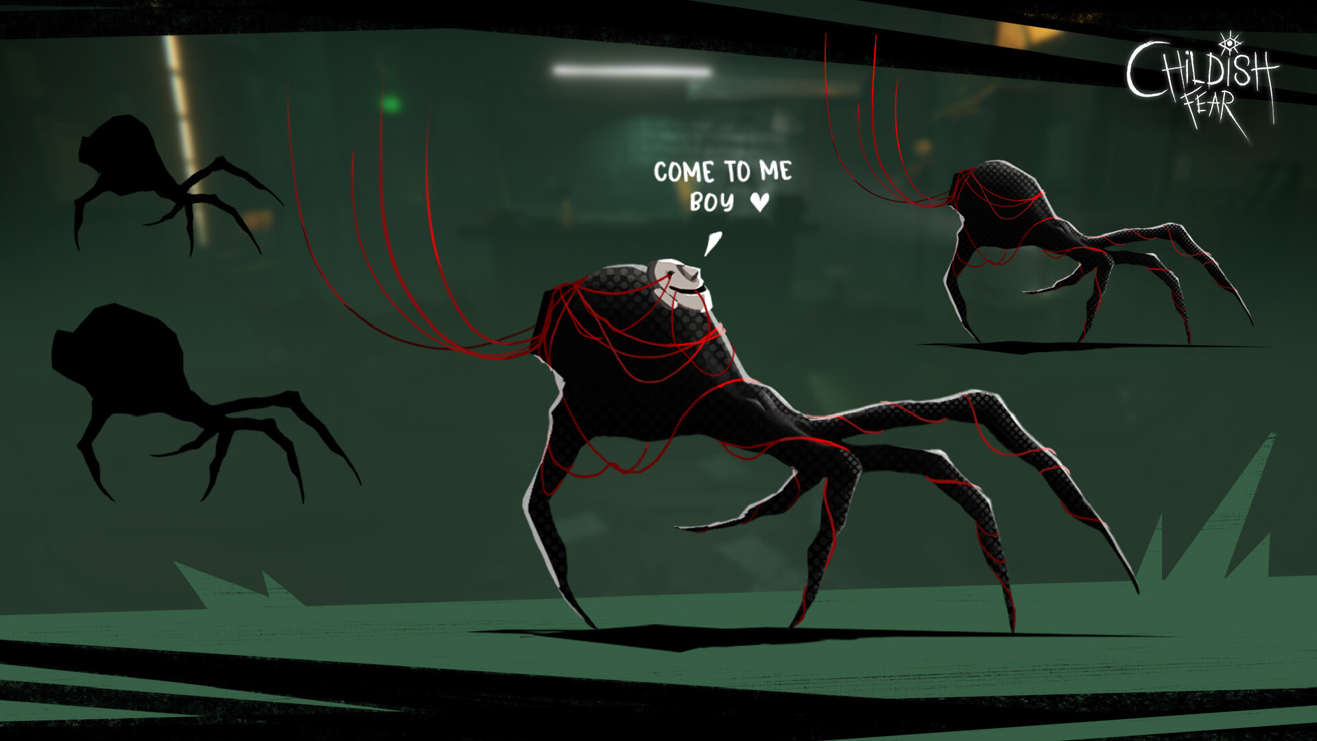 ArtStation - Childish Fear - Teacher Spider hand