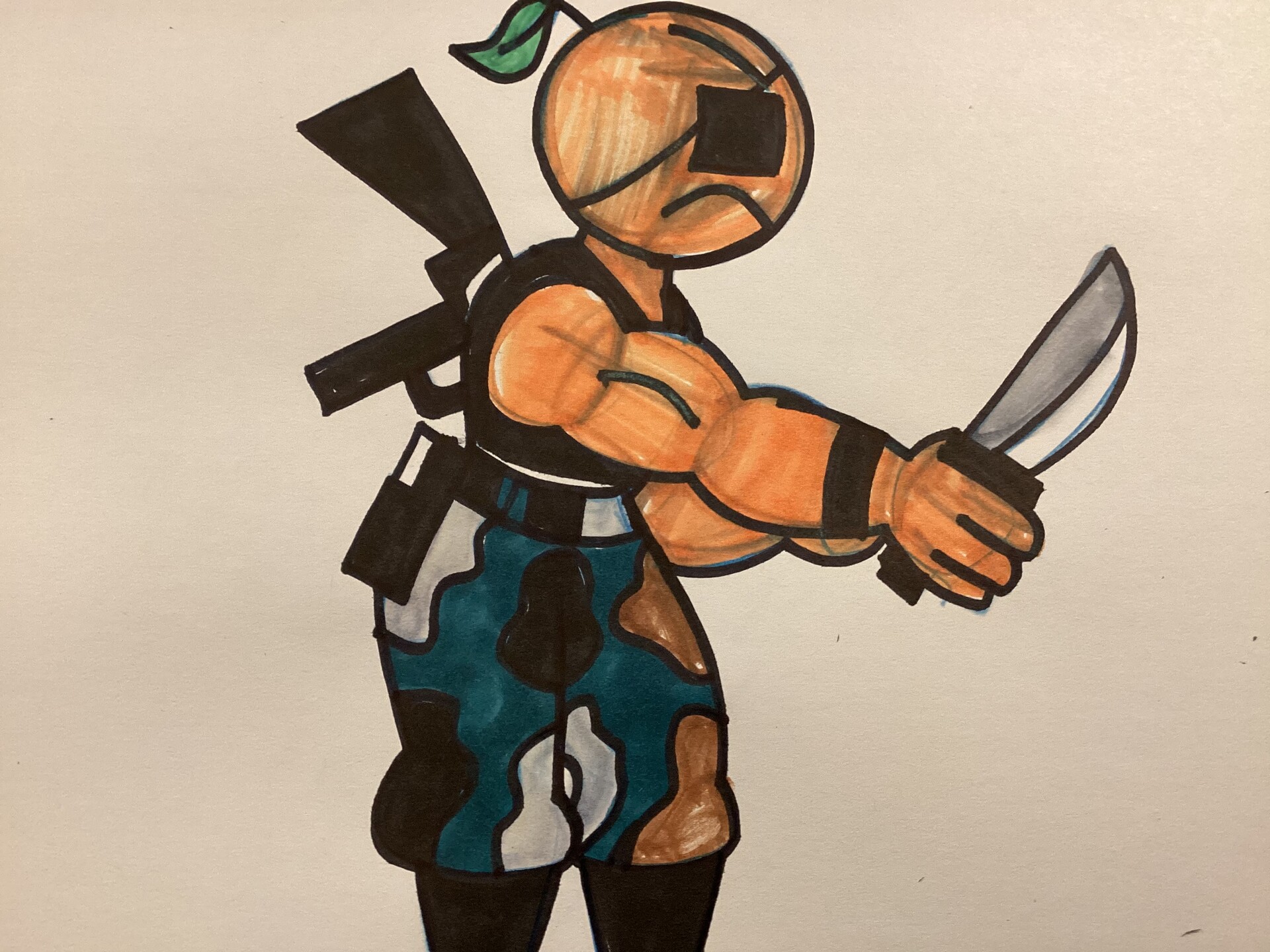 ArtStation - Orange man