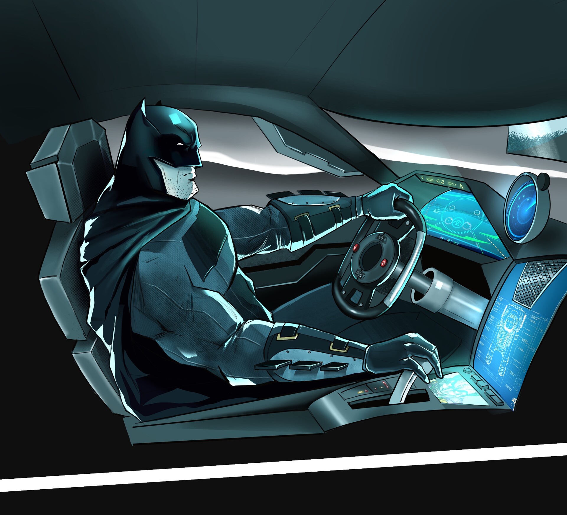 ArtStation - Batman scene