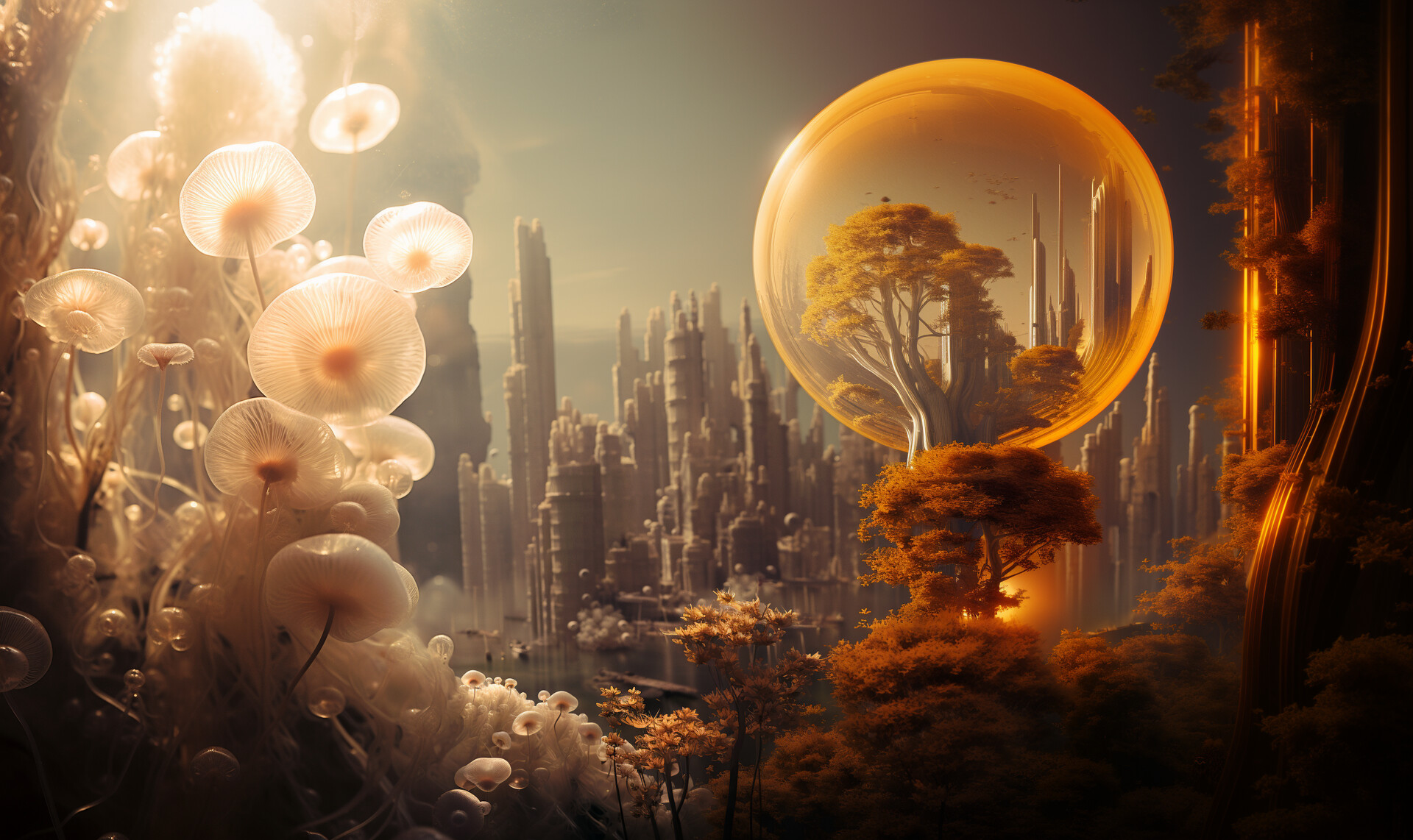 ArtStation - Underwater City - AI-generated art