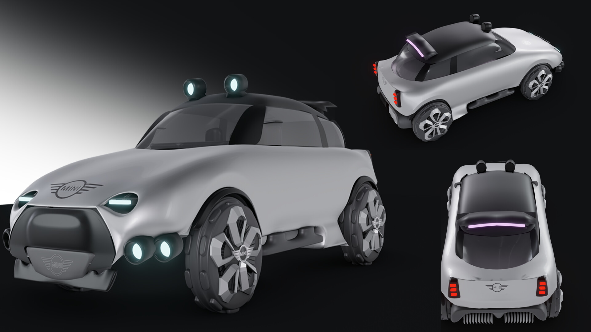 ArtStation - 2030 Vision | Futuristic, modernised Mini Car