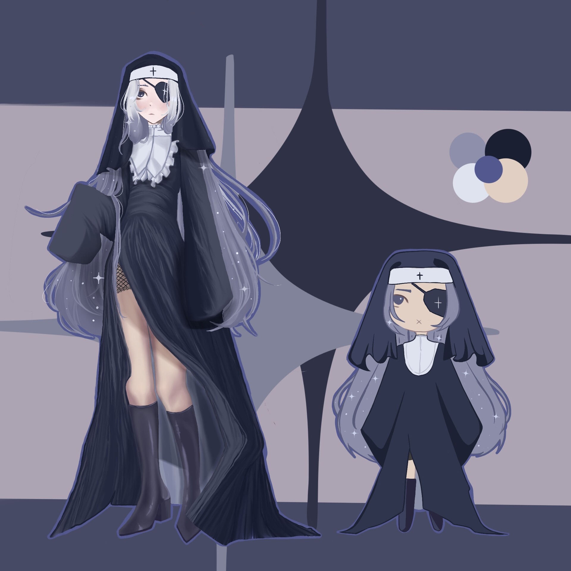 ArtStation - Adopt nun