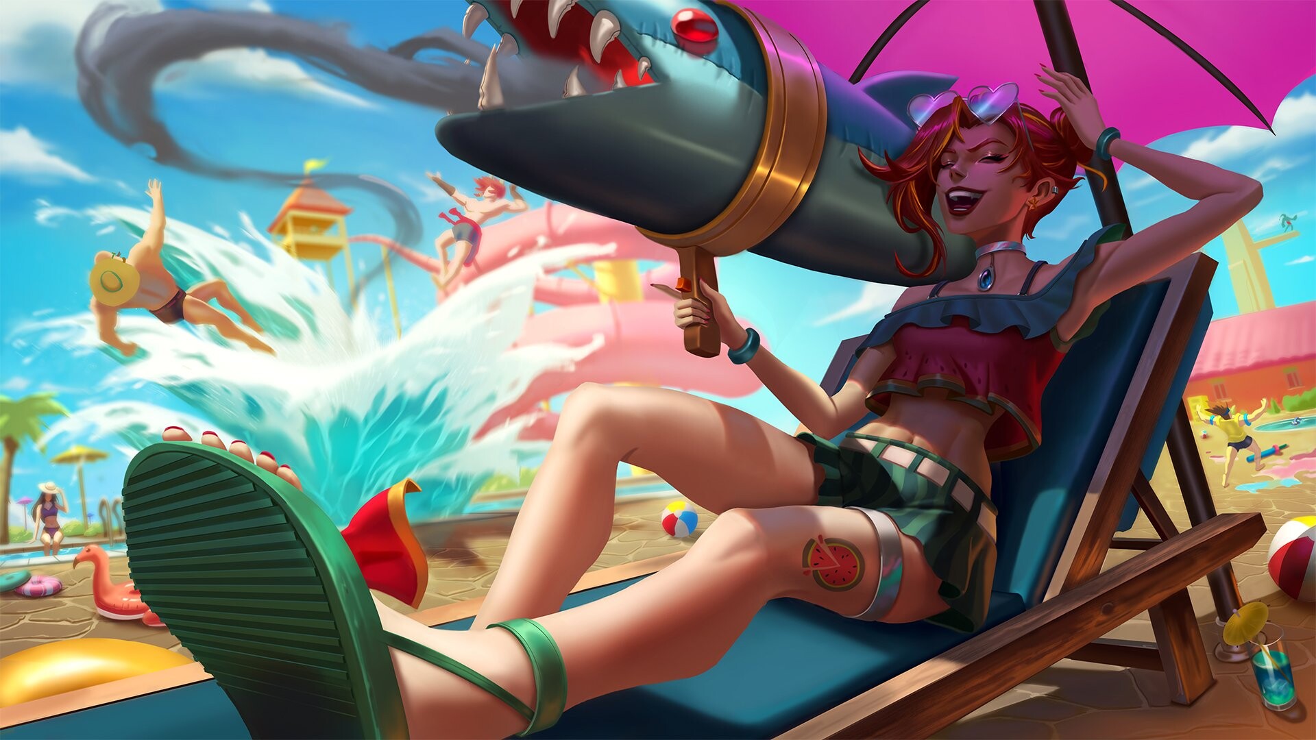 ArtStation - Pool Party Jinx