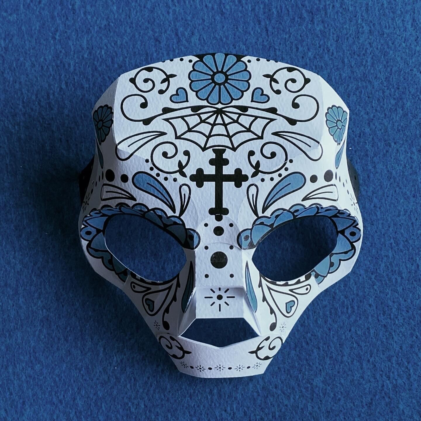 Sugar Skull Mask Pattern