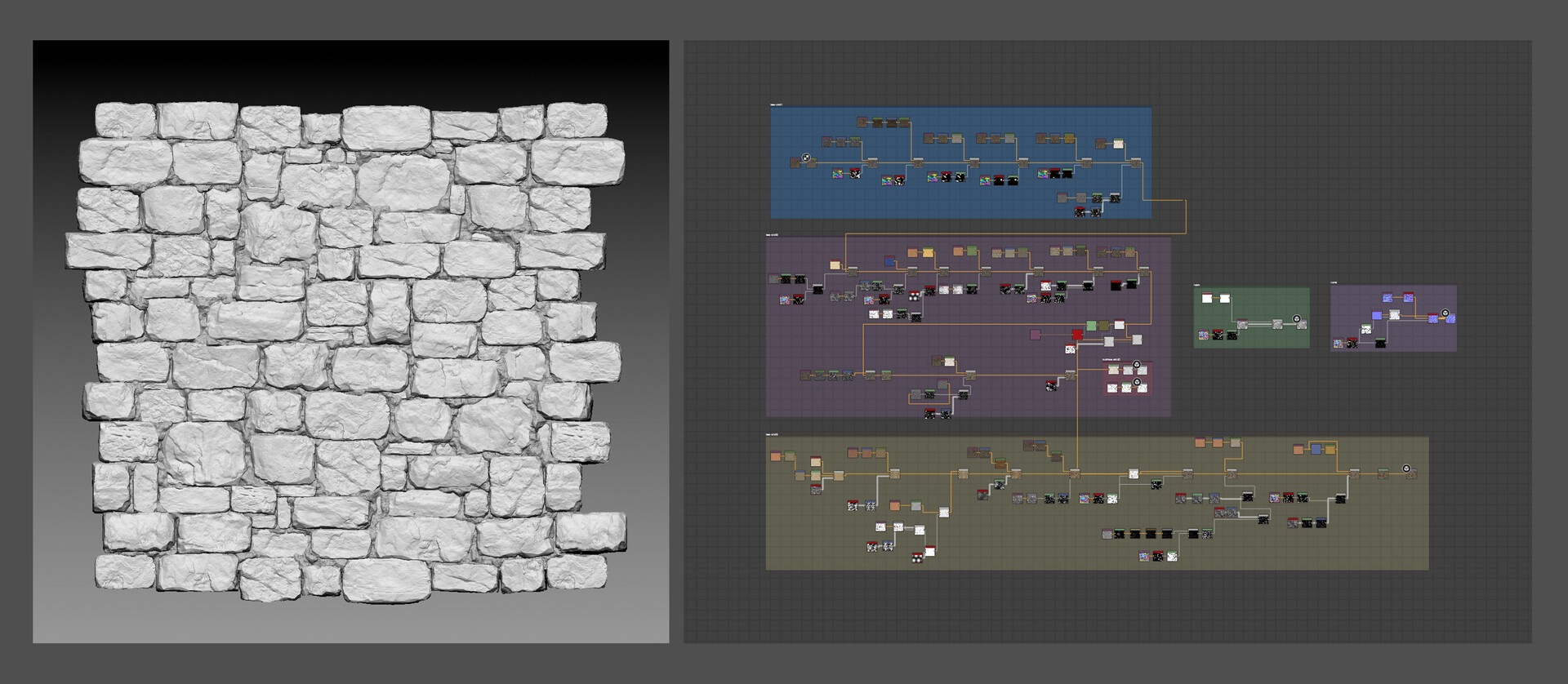Seyi Kim - Old Medieval Brick Wall(Substance Designer)