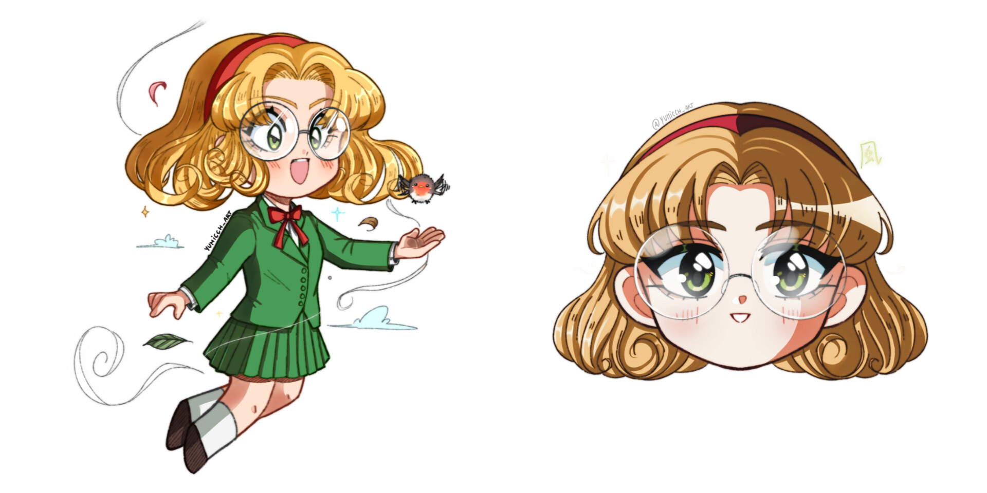 Yumi (yumicch) - Magic Knight Rayearth chibi