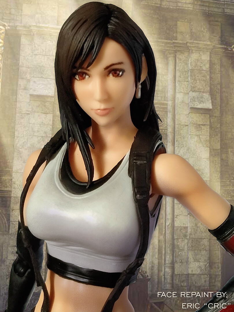 ArtStation - Tifa Headsculpt Repaint Project