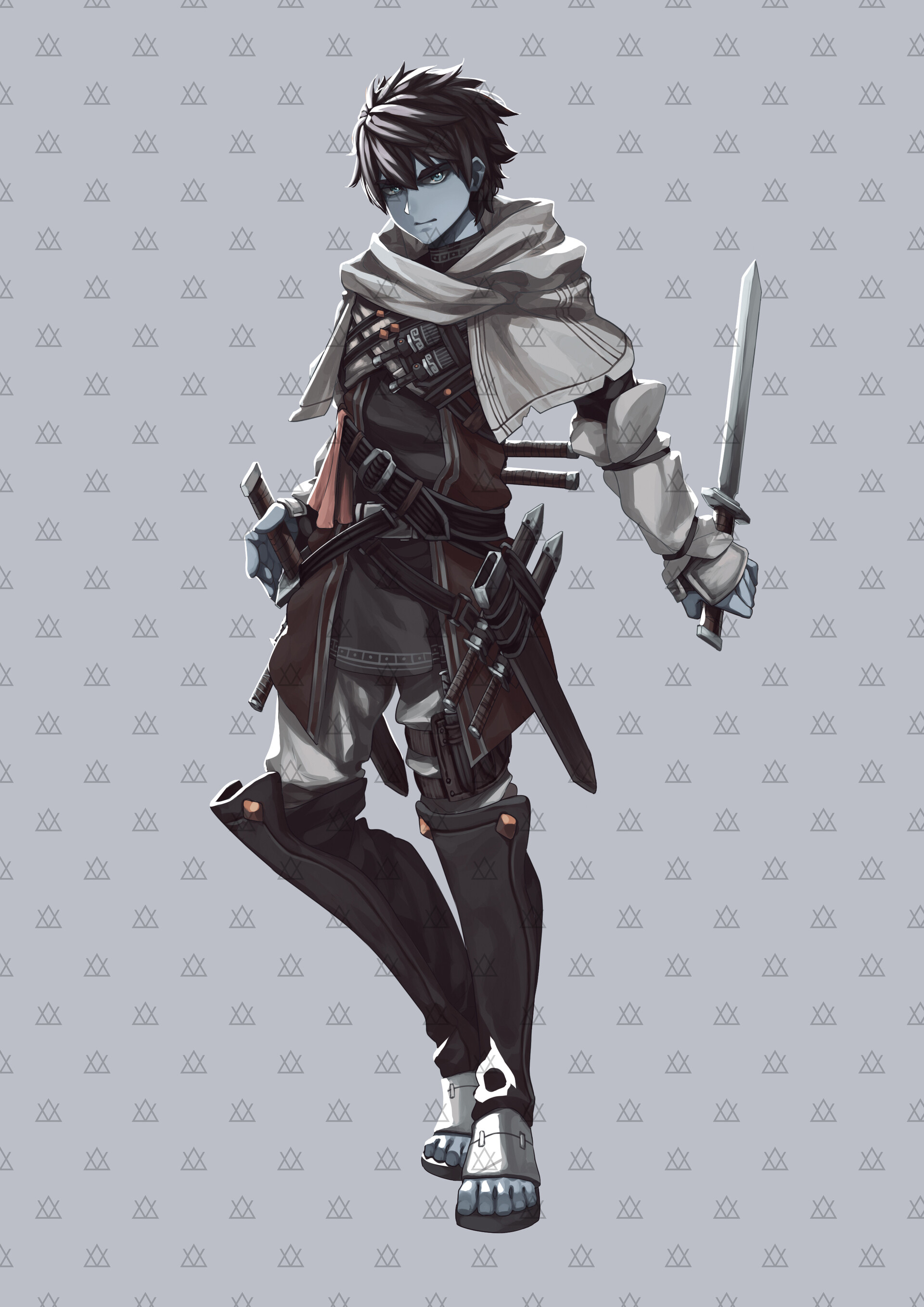 ArtStation - ANIME CHARACTER DESIGN for GAME - ANIME COMMISSION