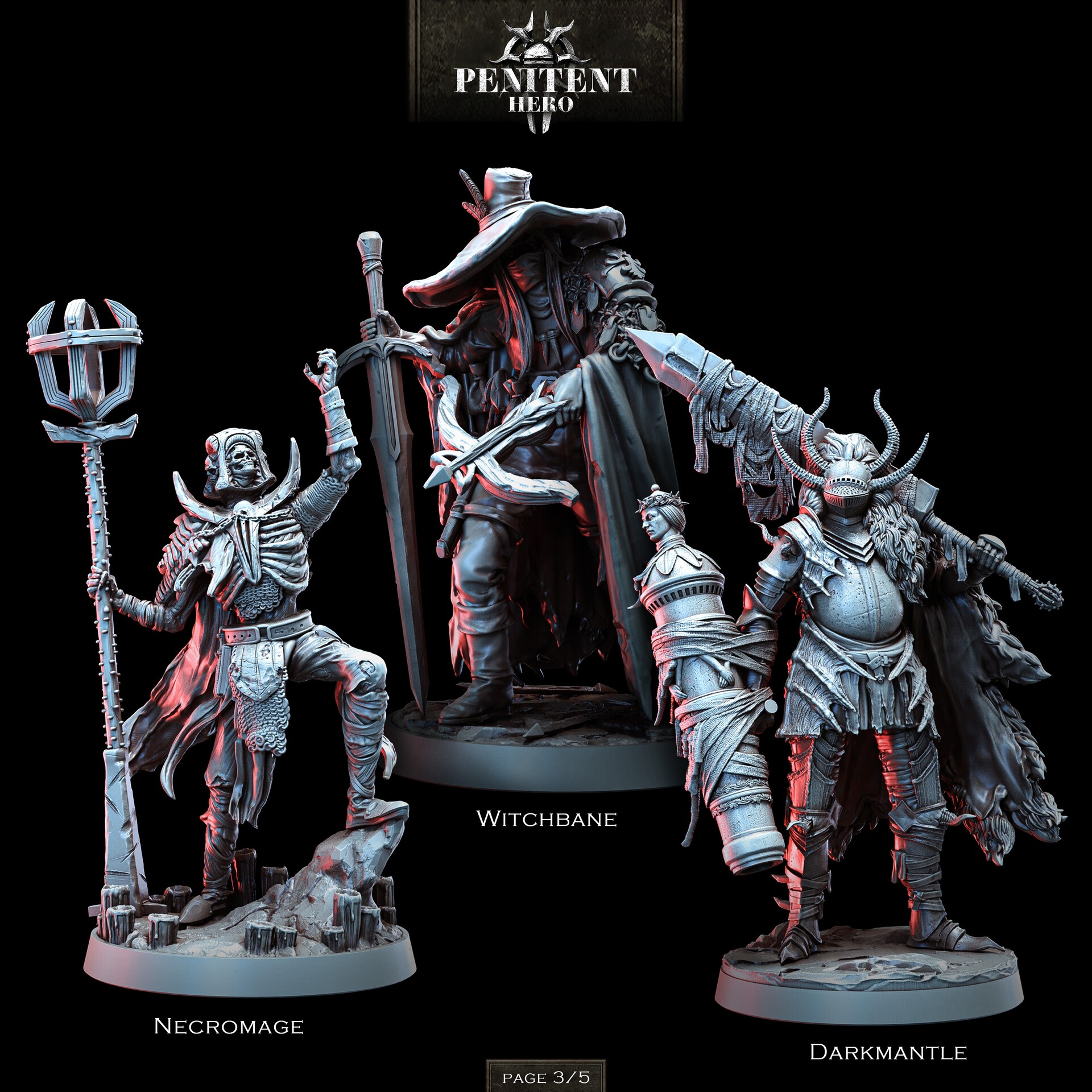 Octávio "Dale" França - NecroMage - Miniature