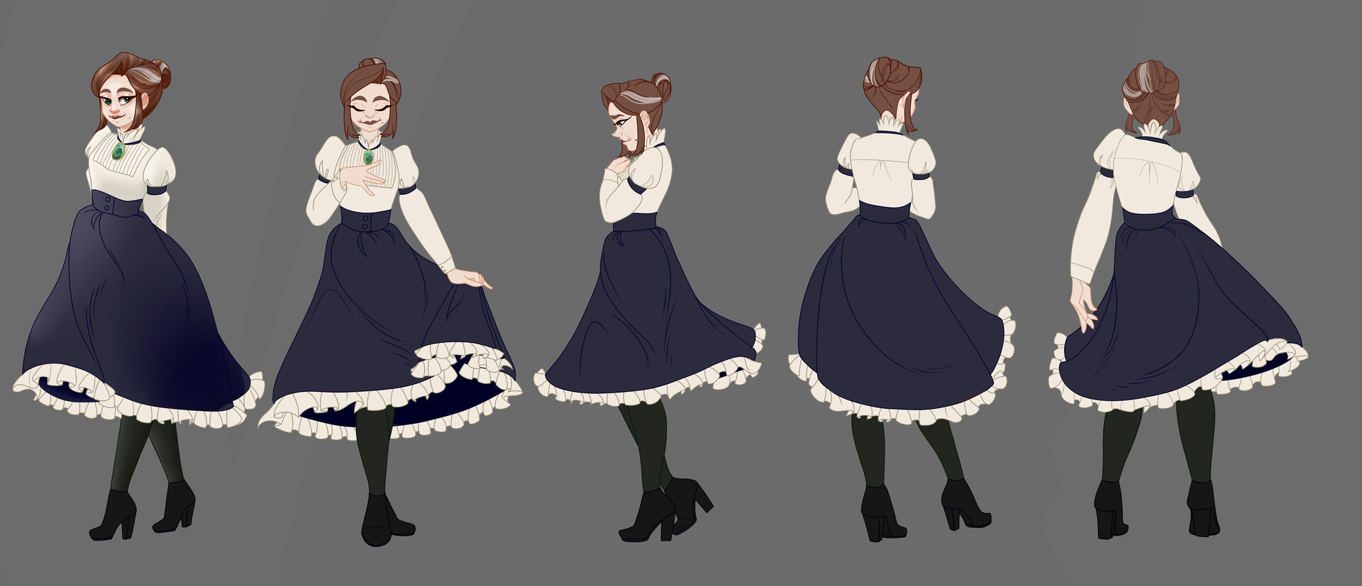 ArtStation - Oc Lidia turnaround
