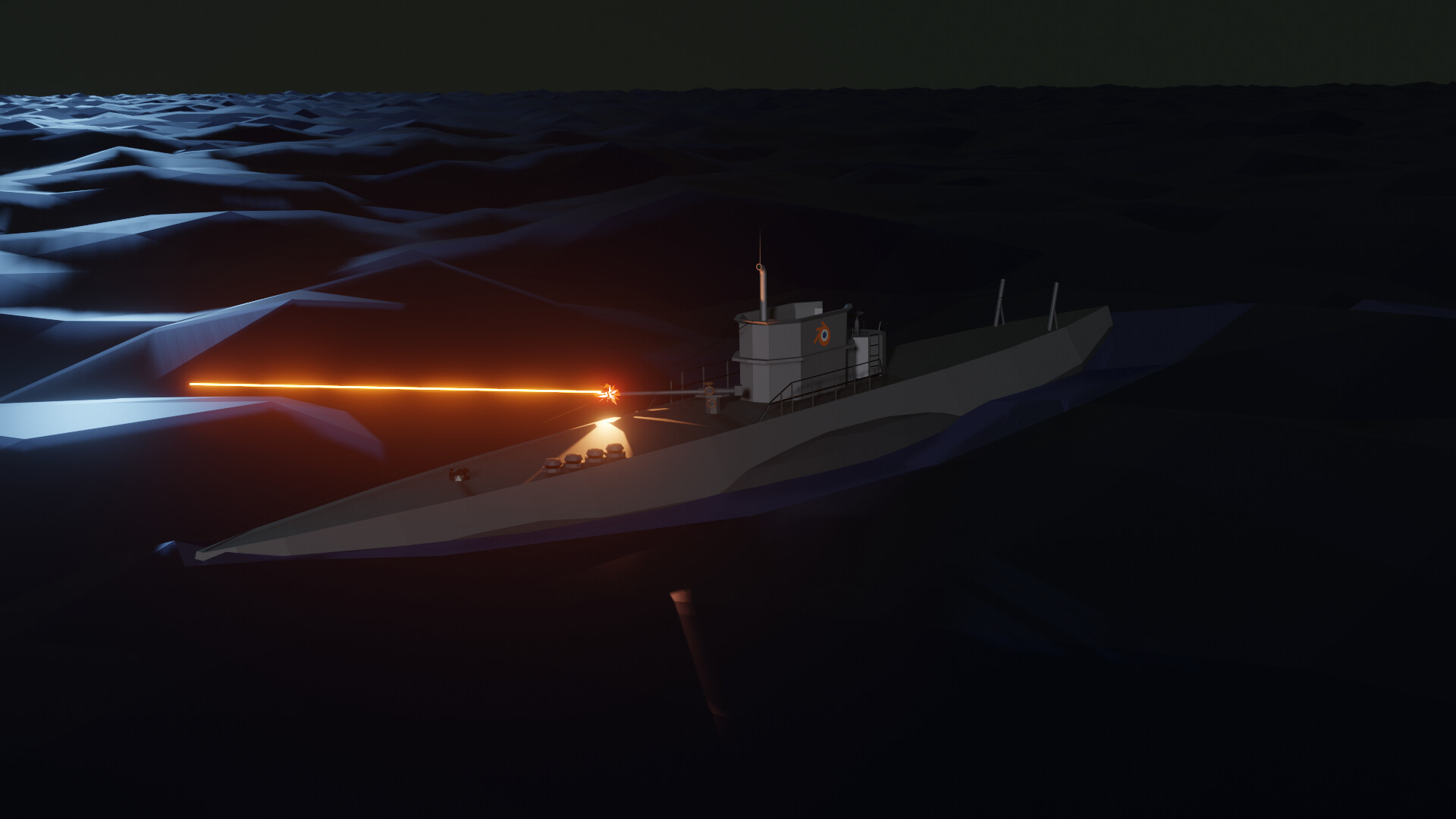 ArtStation - U-Boot-type VII in low poly