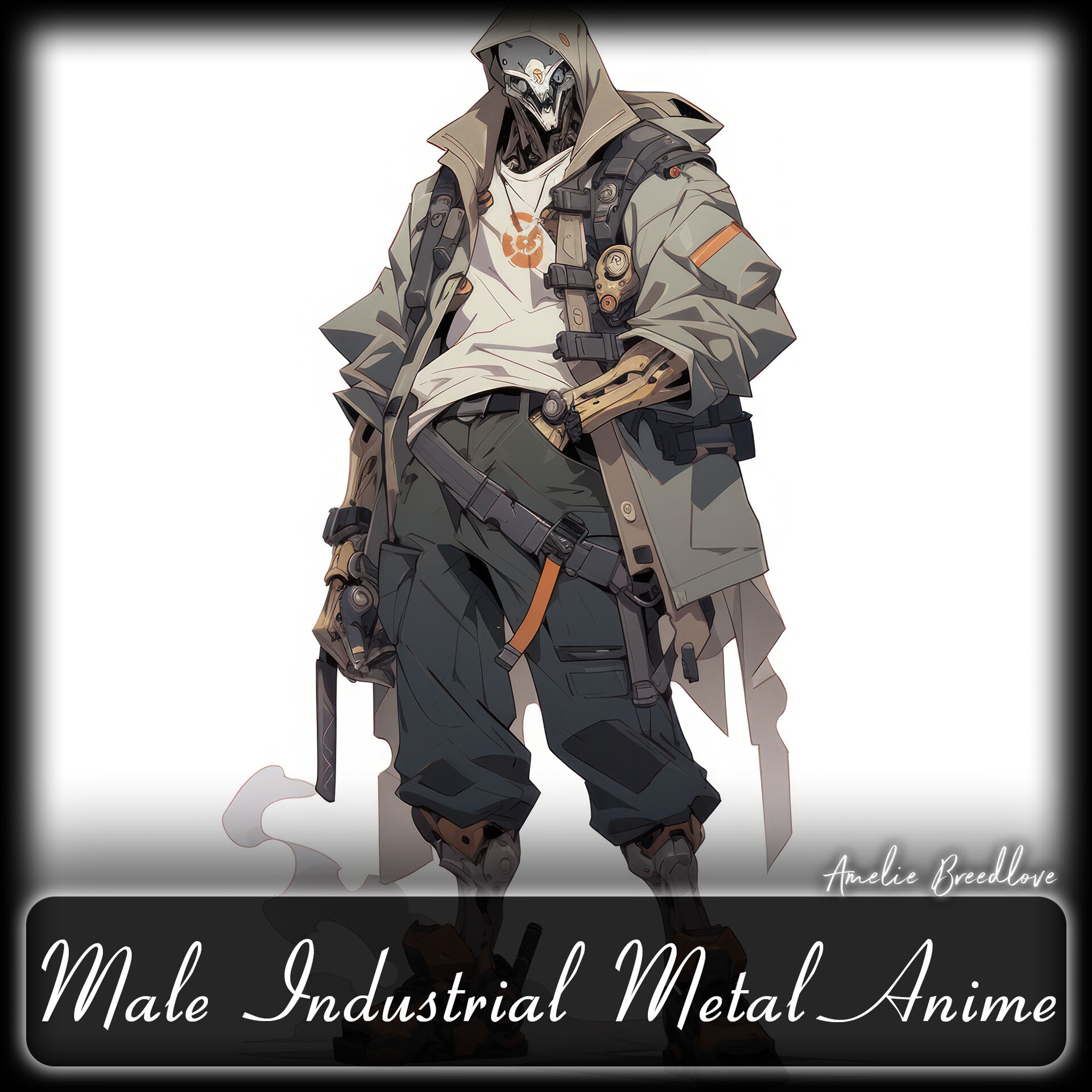 ArtStation - 200 Male Industrial Metal Anime (Full Body) Reference Pack ...
