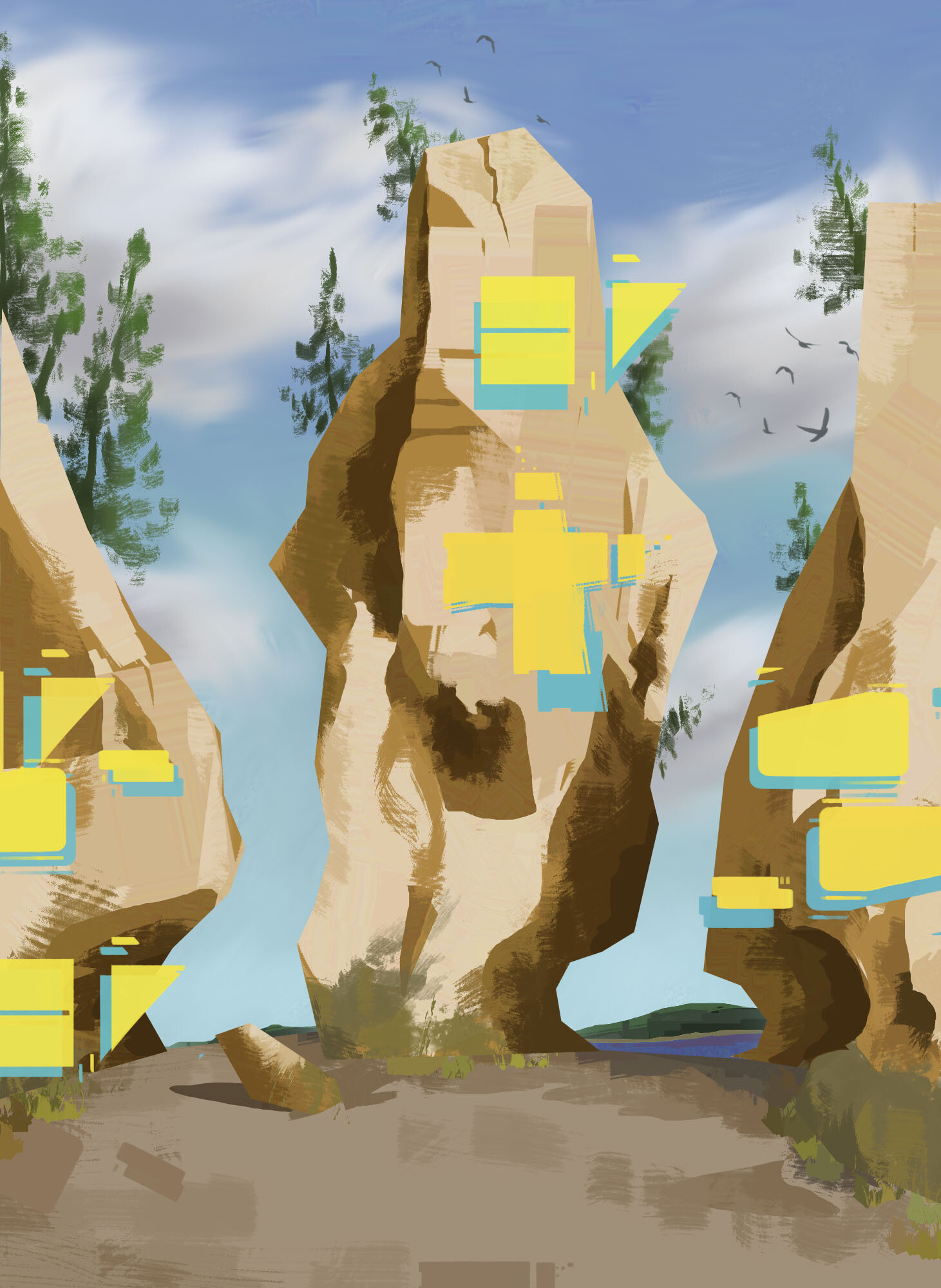 ArtStation - Landscape Study 10/01/23