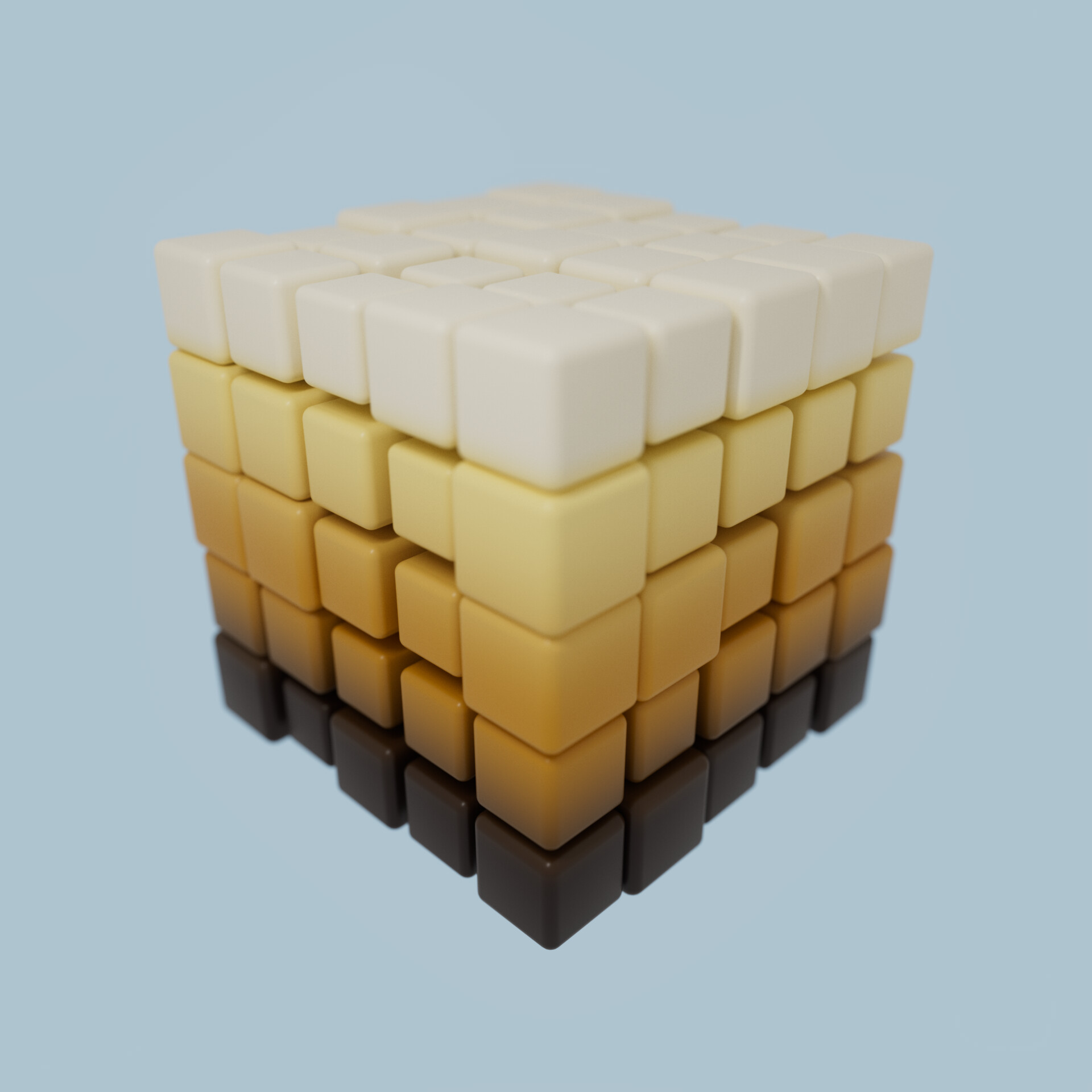 ArtStation - Gradient Cube Material Exploration - Cinema 4D