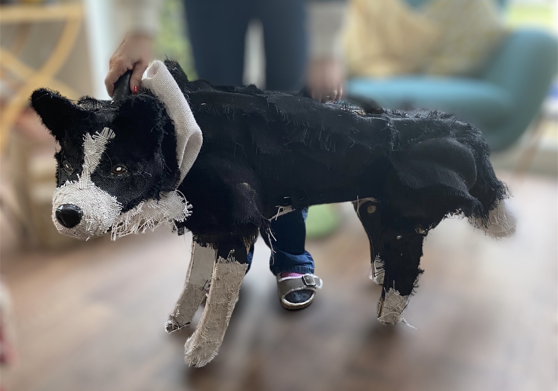 Kate Webb - Sammy - Dog Puppet for Goodnight Mr Tom