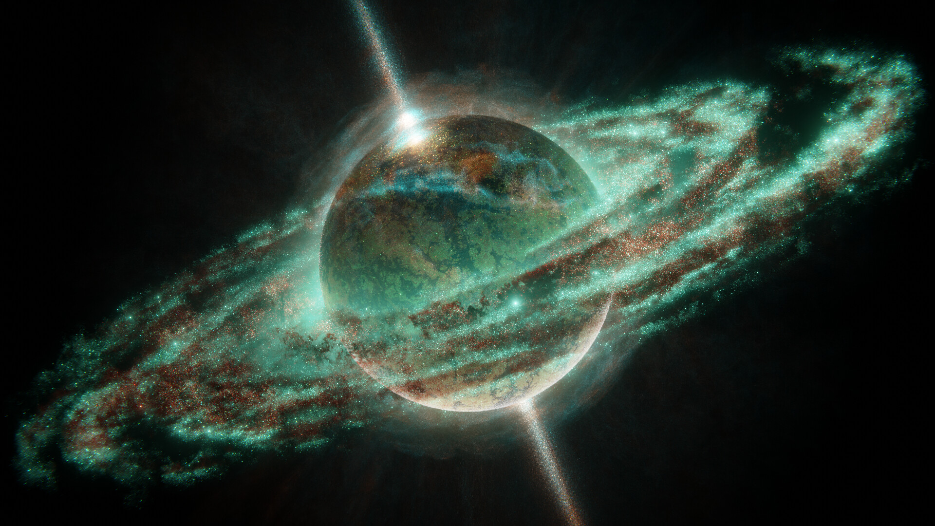 ArtStation - Daily 010 Galaxy Shader experiments