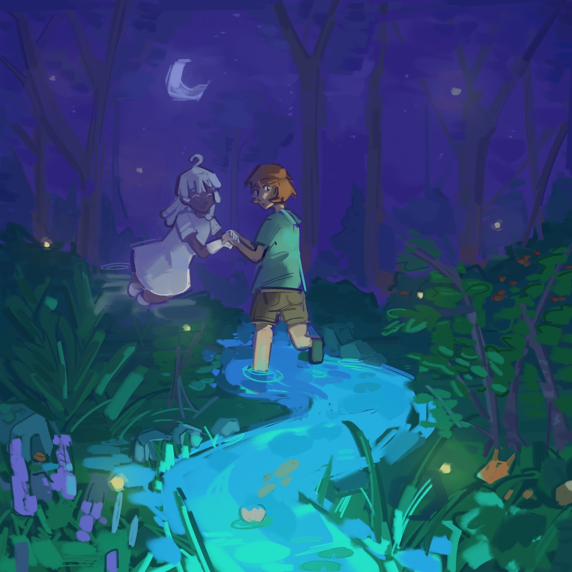 ArtStation - Midnight Stroll